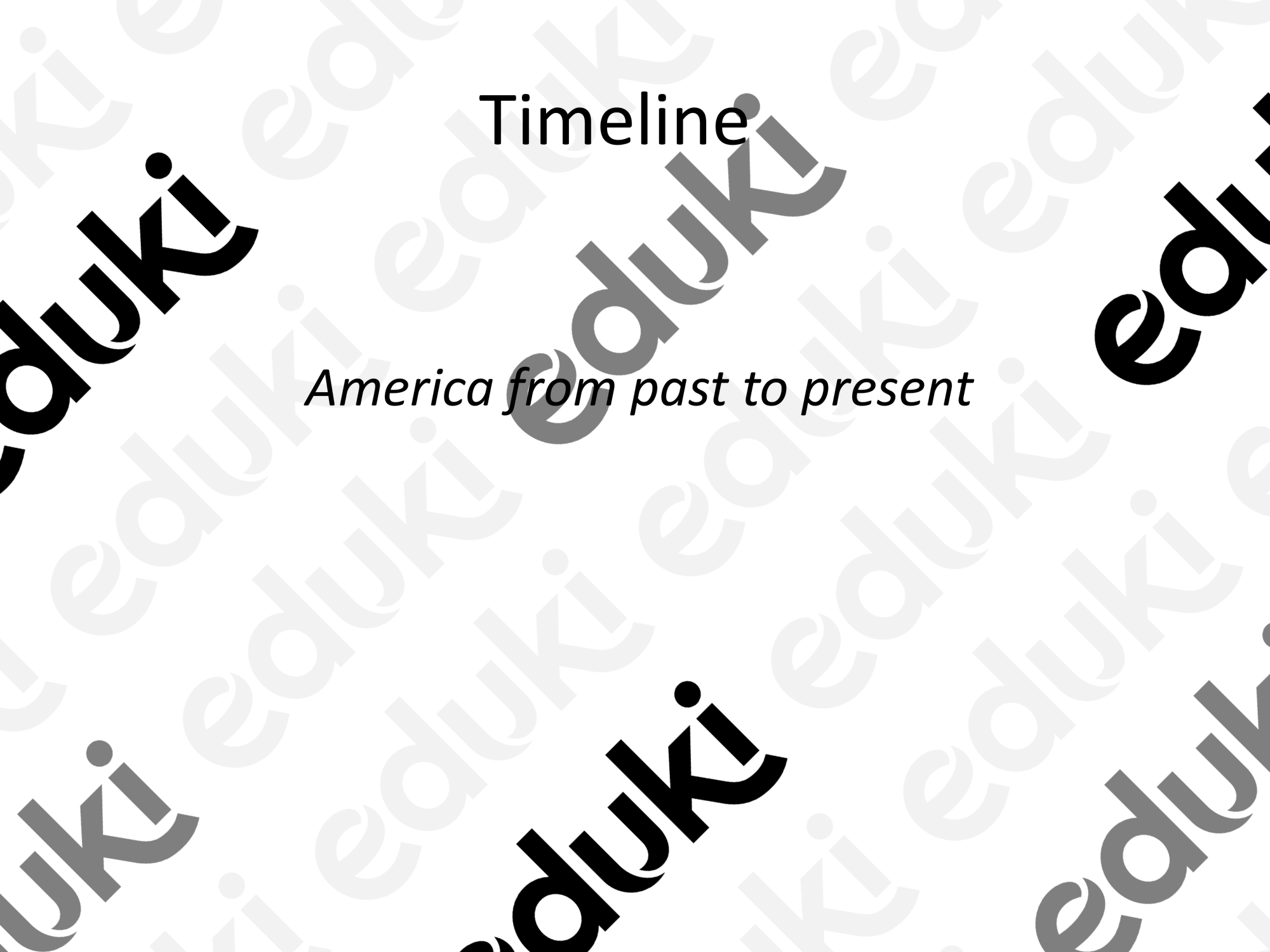 America present to past – Unterrichtsmaterial im Fach Englisch