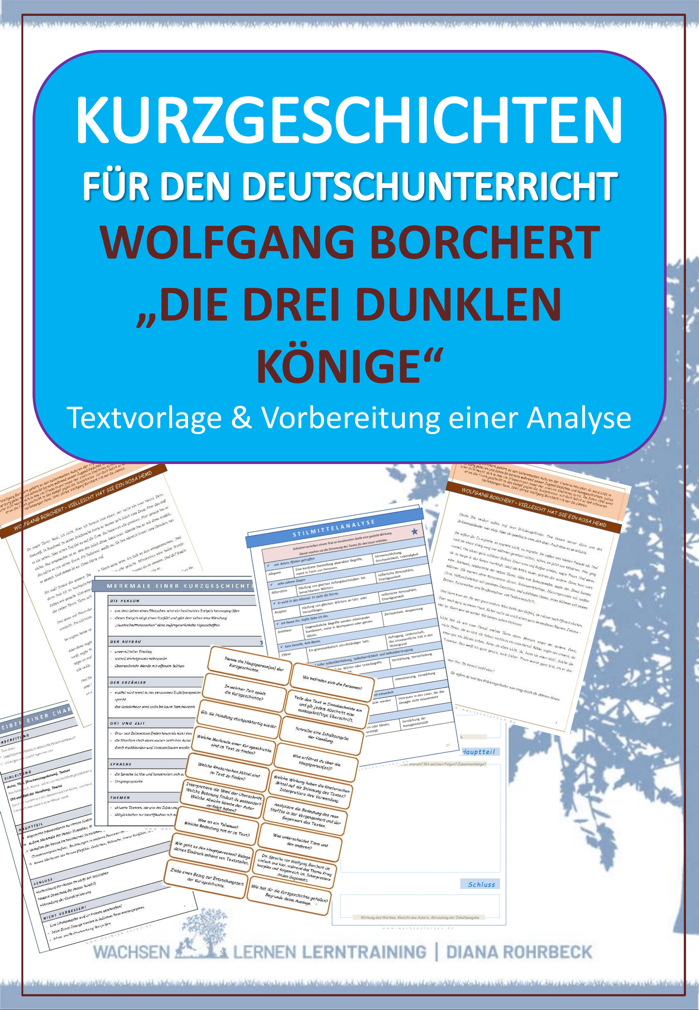 Kurzgeschichte: Wolfgang Borchert - "Die drei dunklen Könige" - Analyse ...