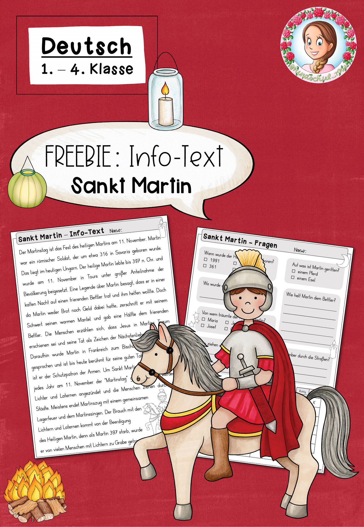 Kostenloser Infotext zu - St Martin -Sankt Martin (1.-4. Klasse ...
