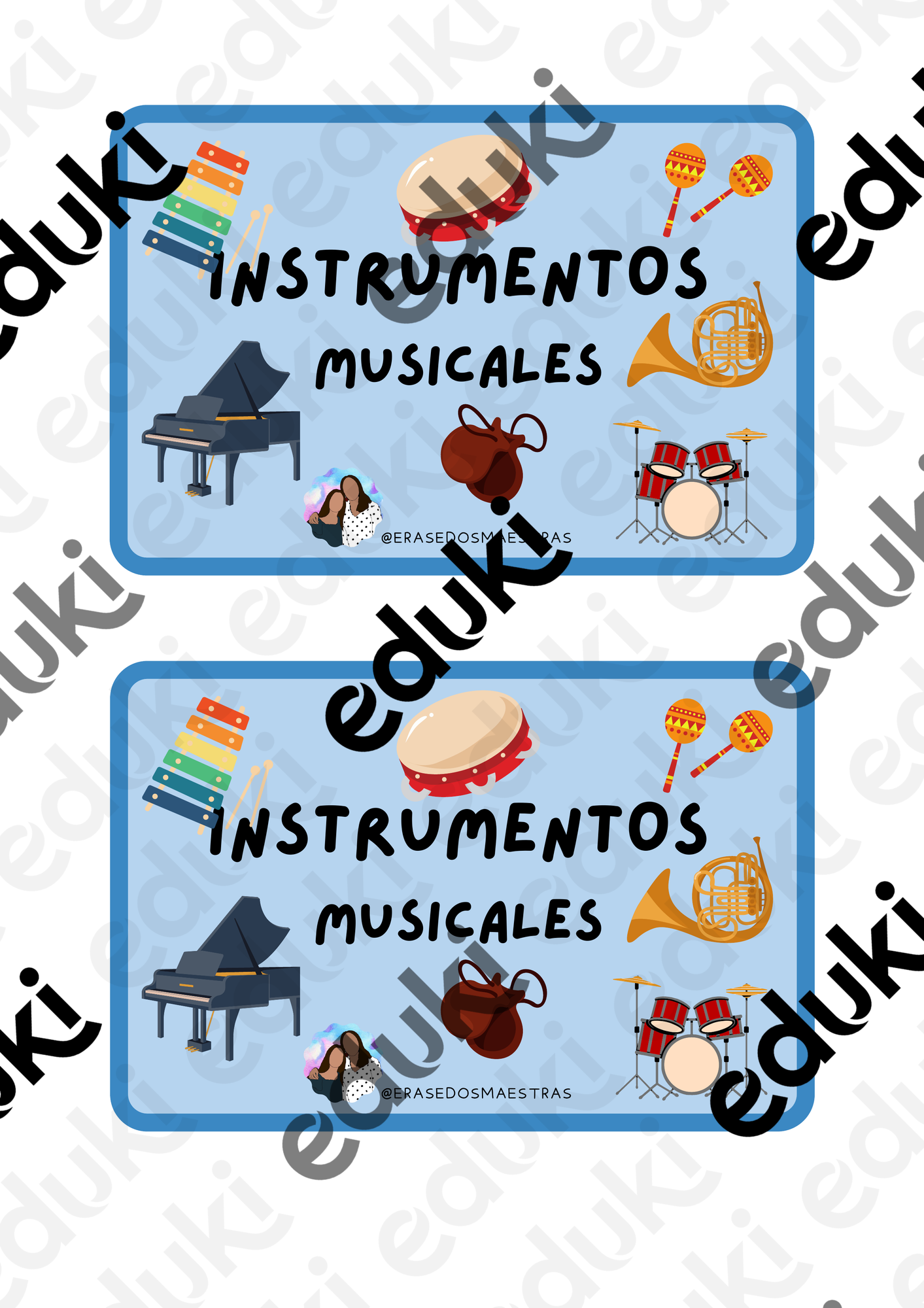 ¡Bingo! Los instrumentos musicales - material didáctico de las ...