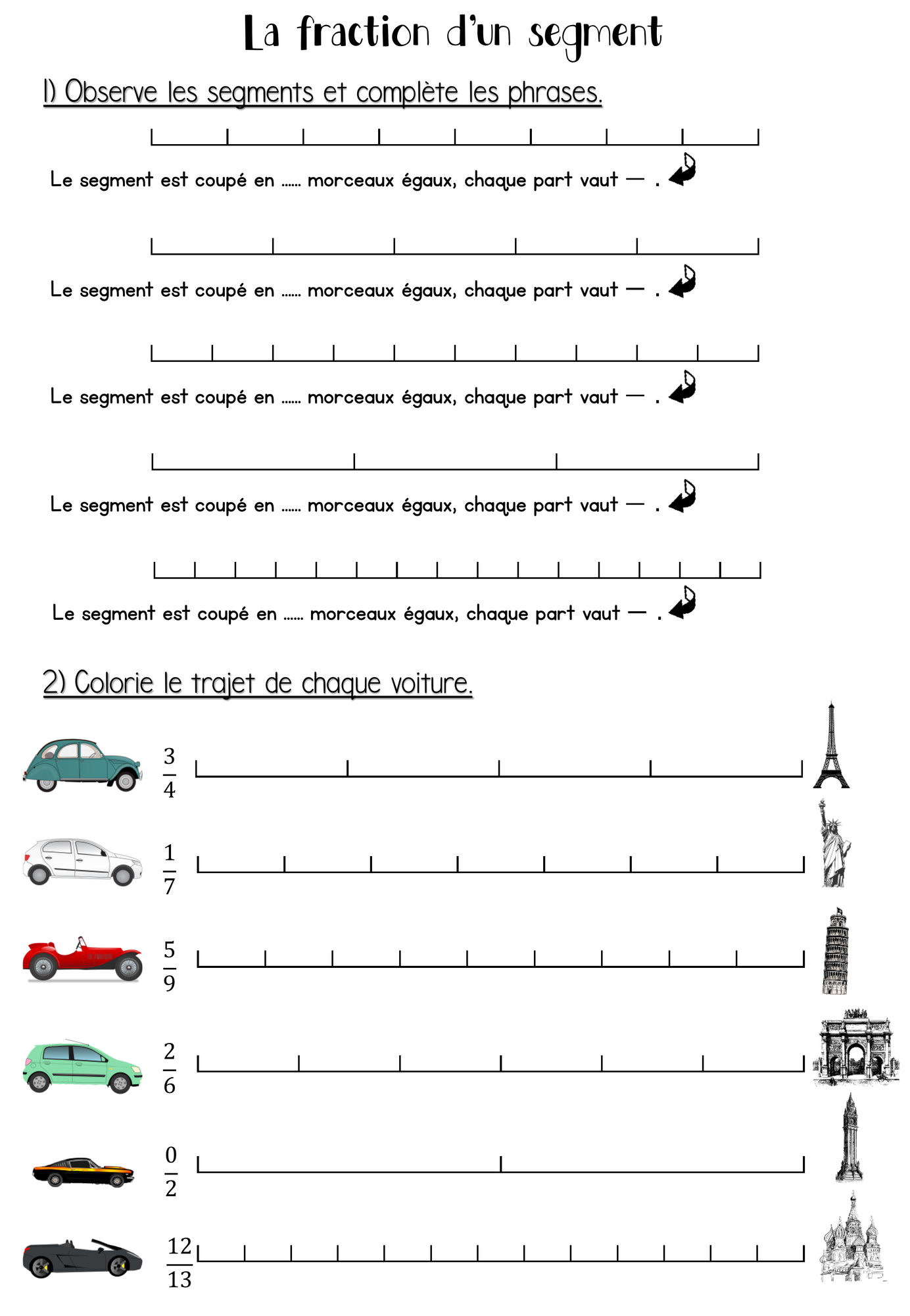 Fraction d'un segment - Ressource pédagogique pour ton cours de ...