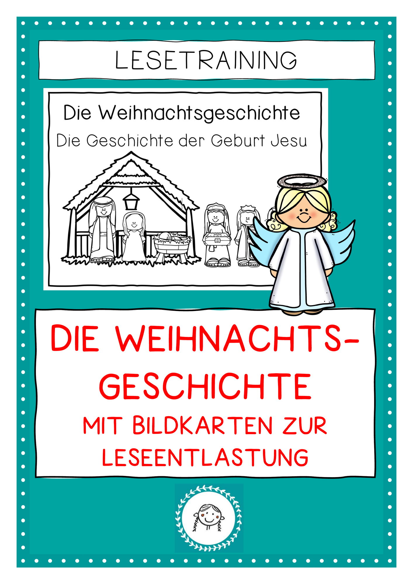 Die Weihnachtsgeschichte mit Bild- Wort- Karten – Unterrichtsmaterial ...