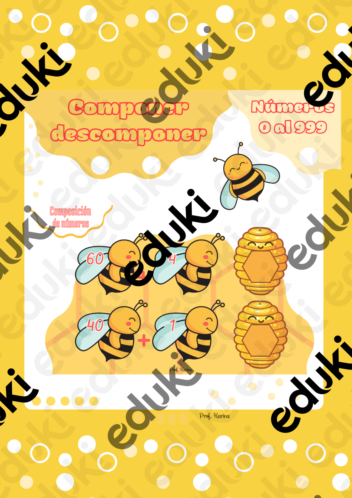 Componer y descomponer números. - material de la siguiente asignatura ...