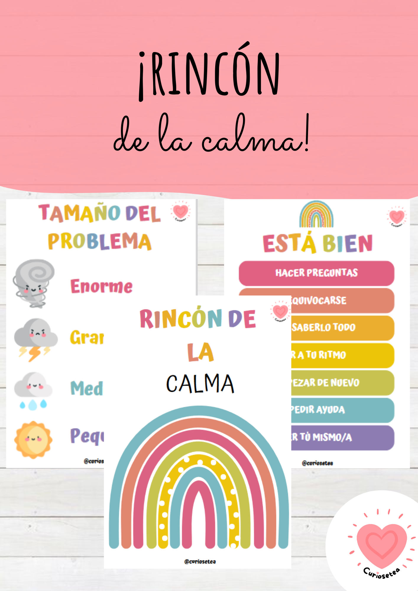RINCÓN DE LA CALMA - material de la siguiente asignatura Educación socioemocional