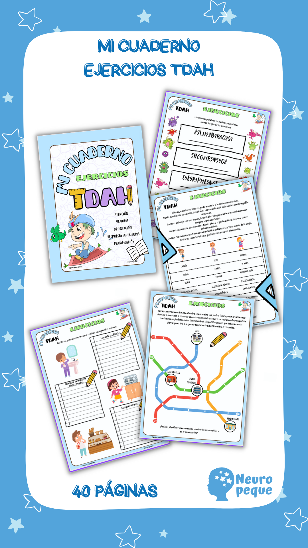 MI CUADERNO DE EJERCICIOS TDAH - material de la siguiente asignatura ...