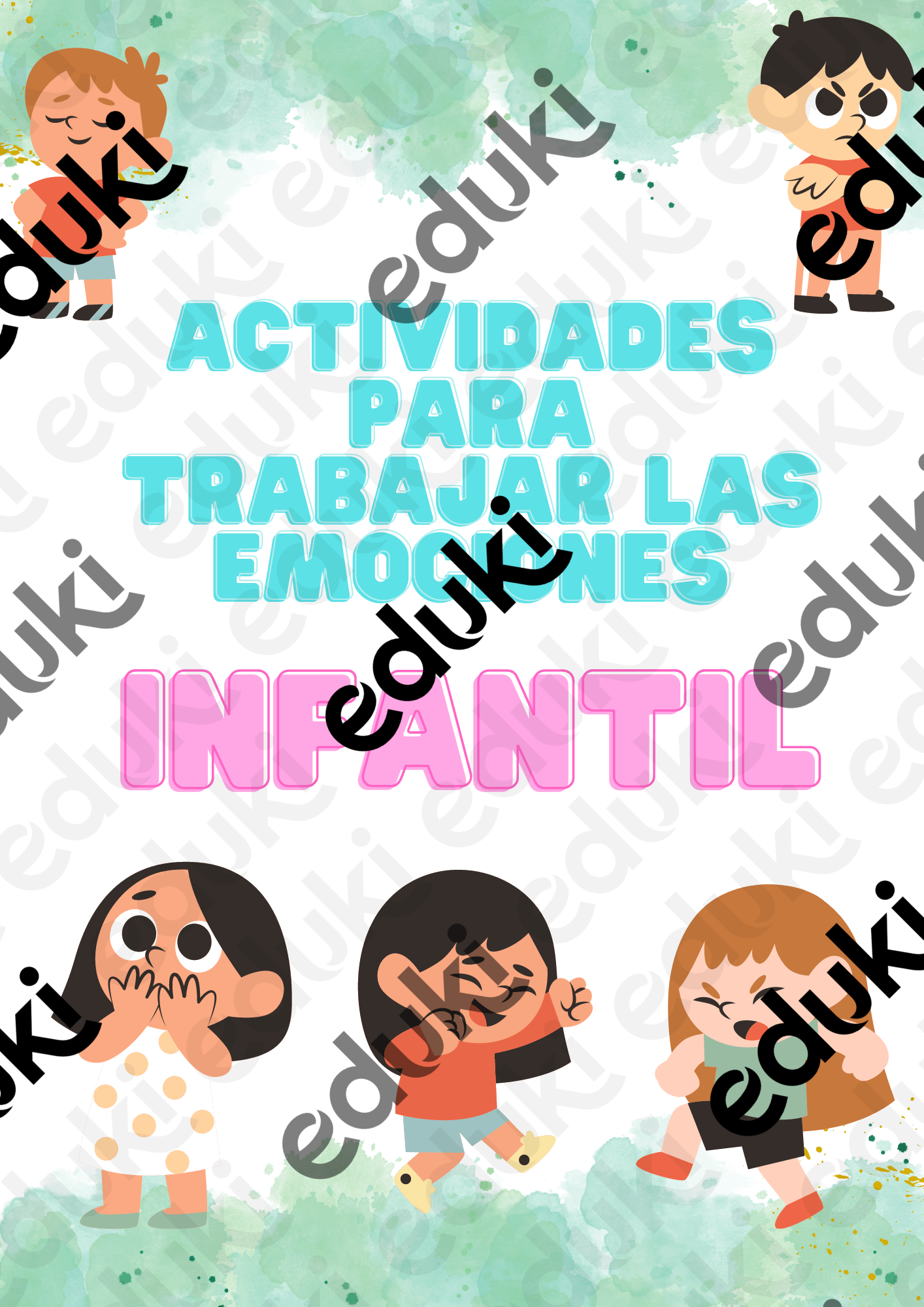 ACTIVIDADES PARA TRABAJAR LAS EMOCIONES - INFANTIL - material didáctico ...