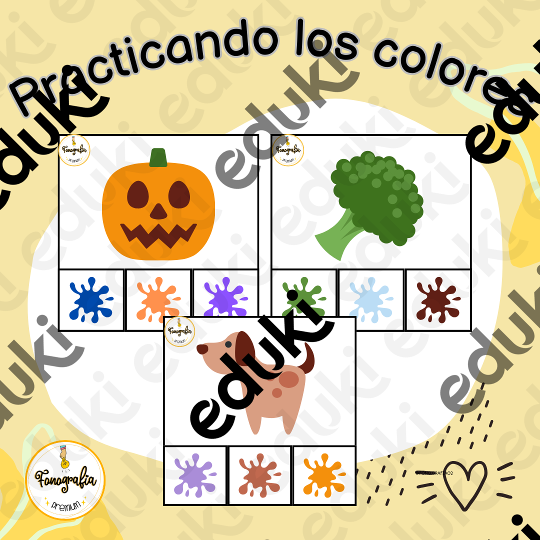 Practicando los colores - material didáctico de las asignaturas Lengua ...