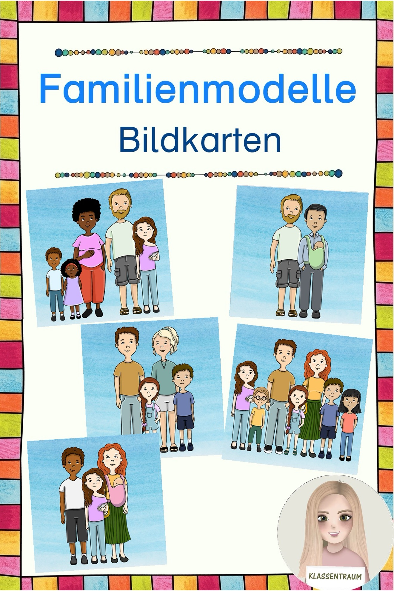 Familienmodelle - 26 Bildkarten – Unterrichtsmaterial in den Fächern ...