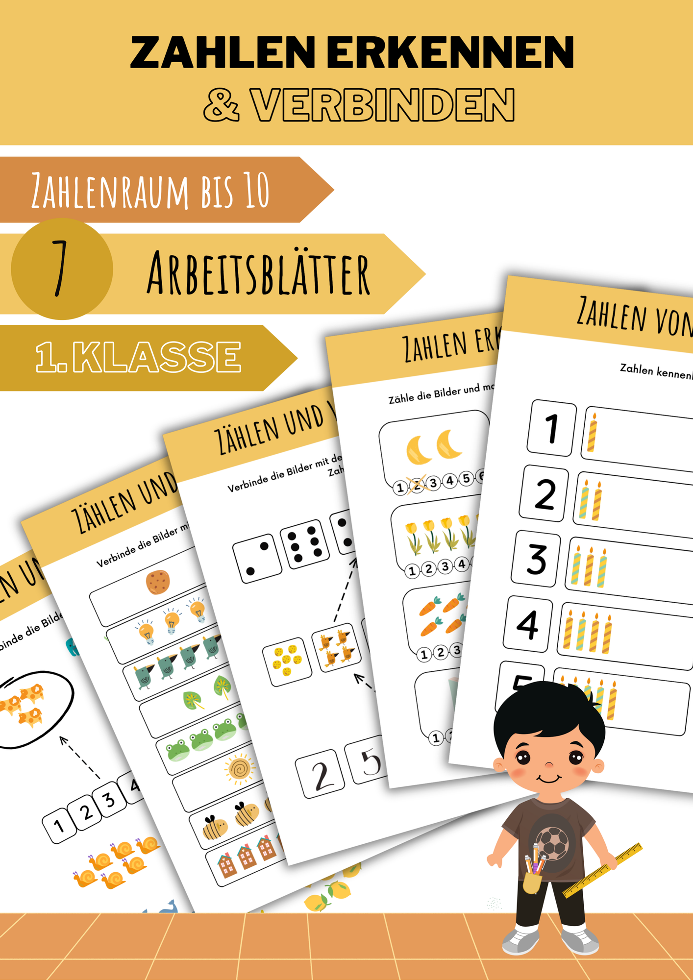 Mengenverständnis fördern – Arbeitsblätter Mengen für Vorschule ...