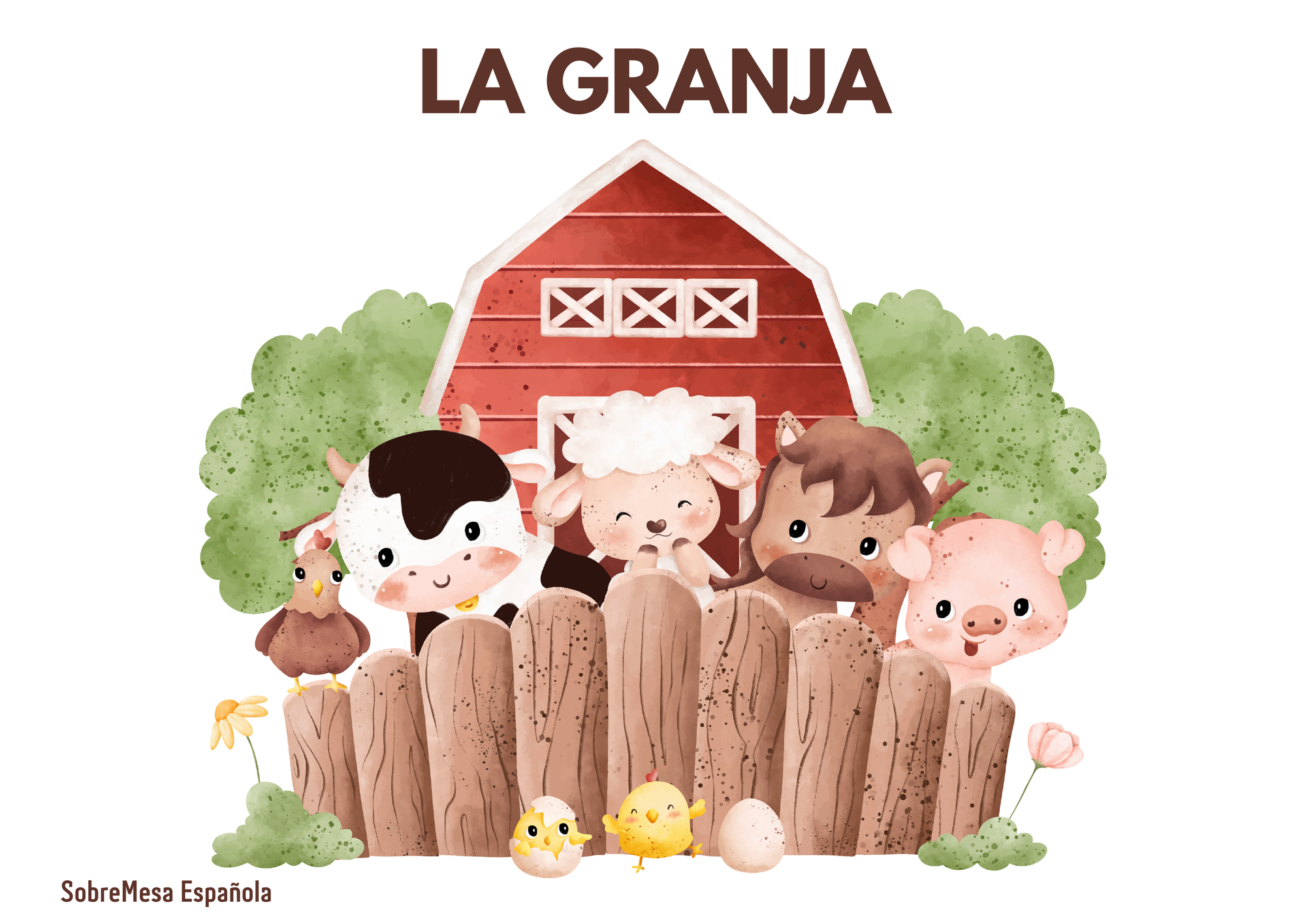La granja - The farm - material de la siguiente asignatura Español para ...