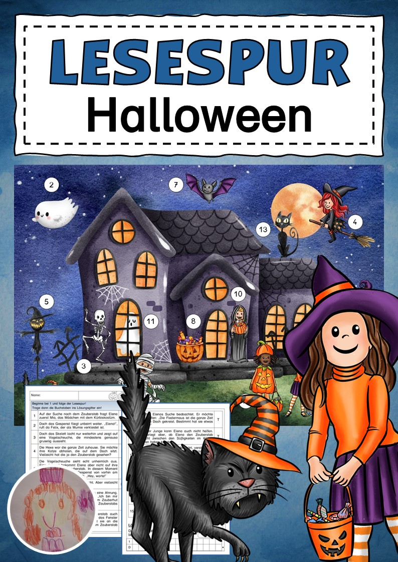 Halloween Lesespurgeschichte: Der verschwundene Zauberstab ...