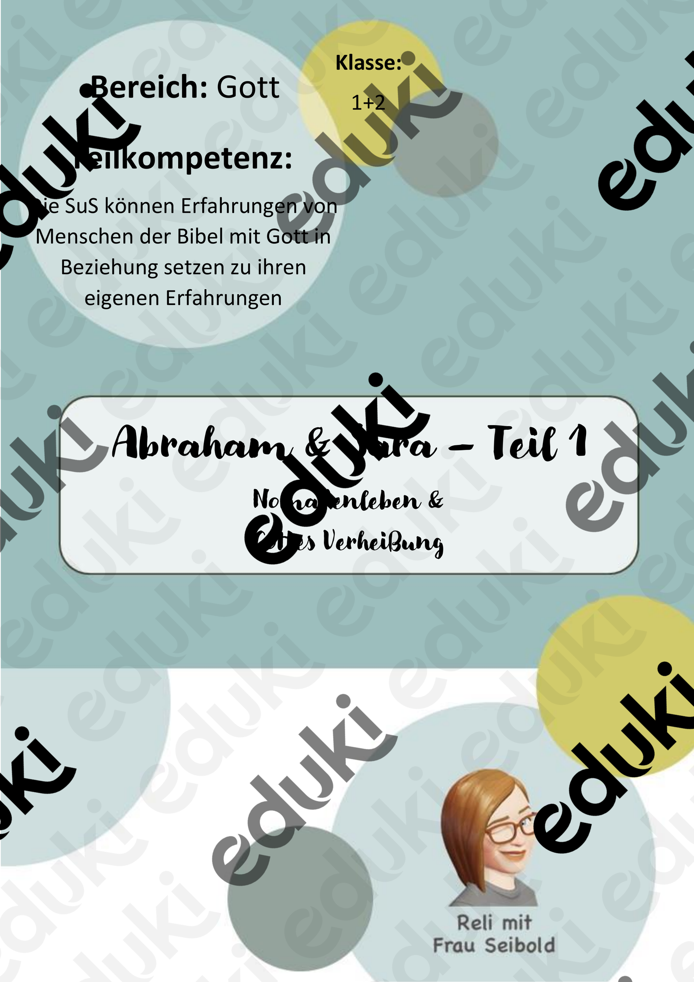 Sara und Abraham - Teil 1: Nomadenleben und Gottes Verheißung ...
