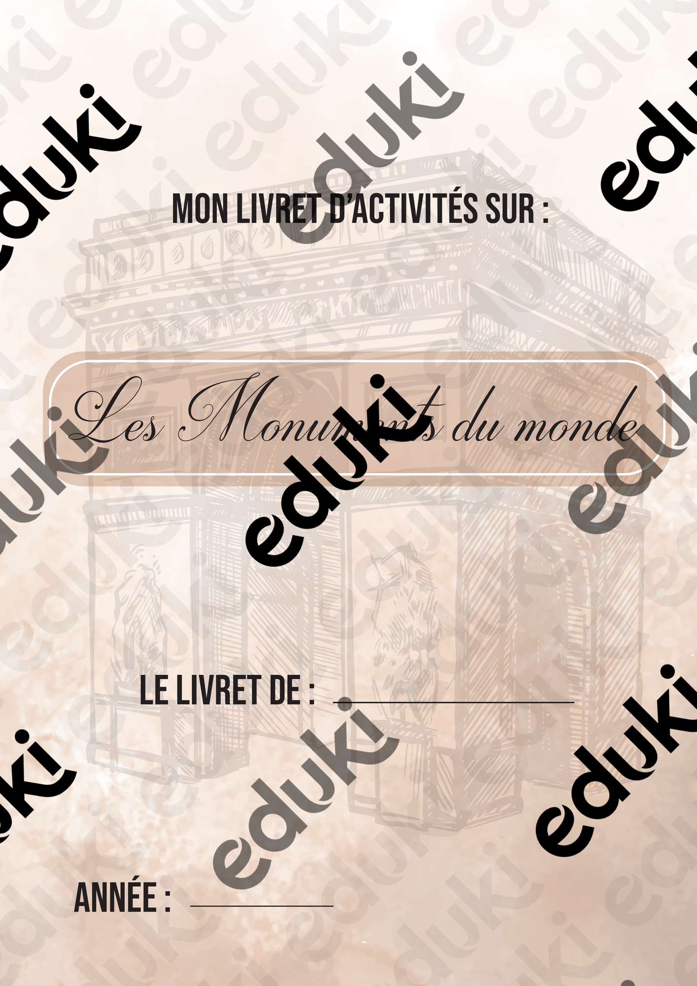 Les monuments du monde - Livret d'activités - Ressource pédagogique ...