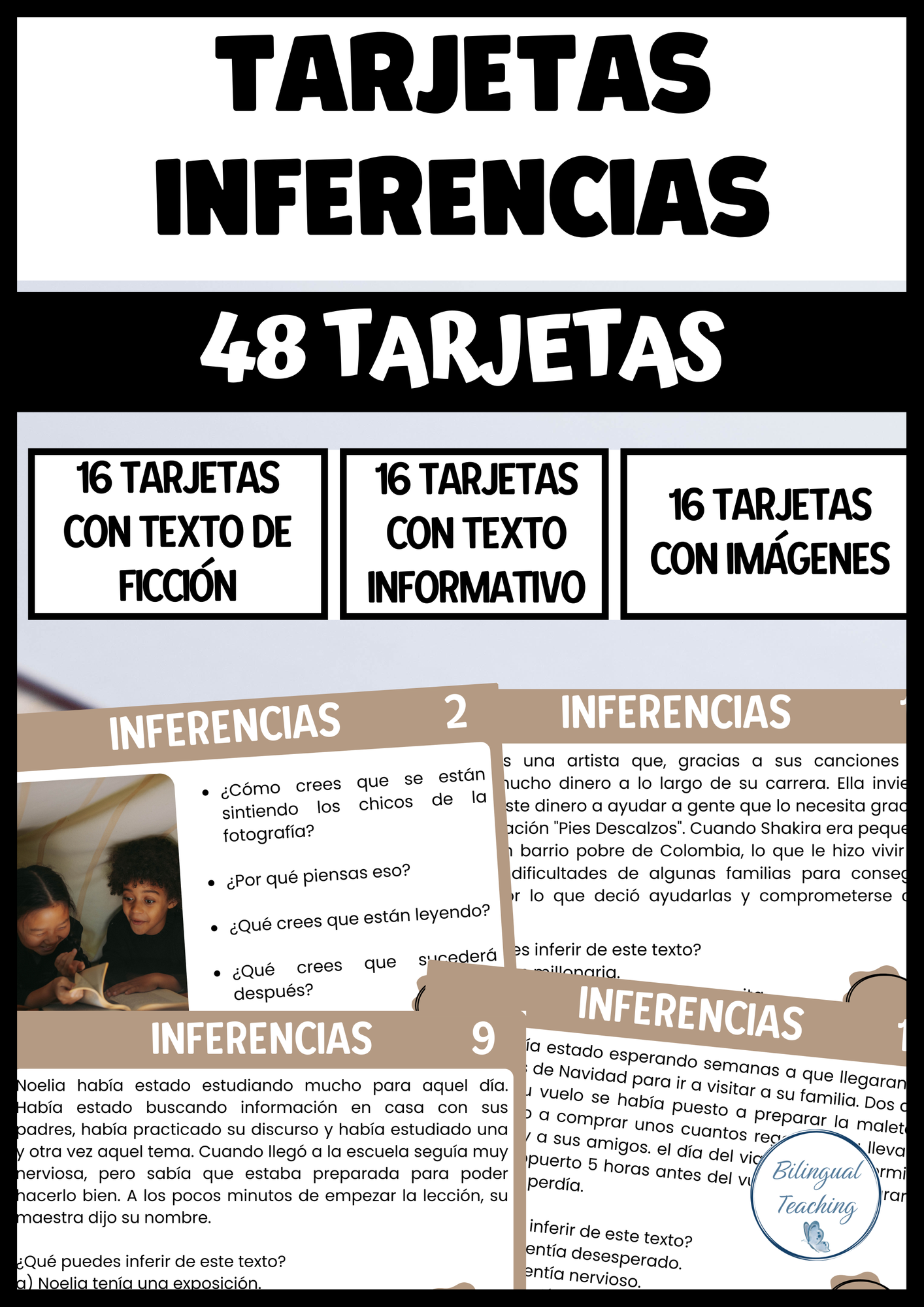Tarjetas para hacer inferencias - material de la siguiente asignatura ...