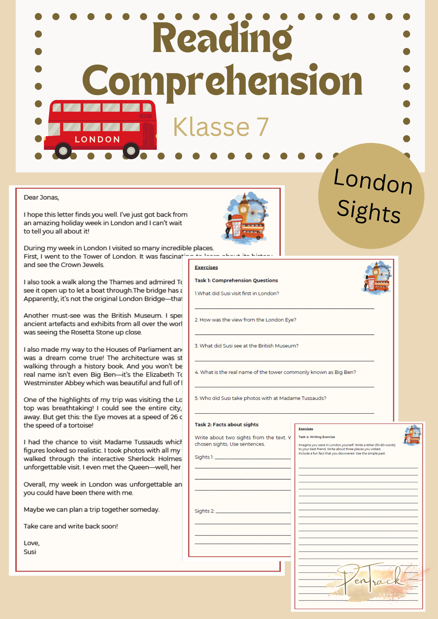 London Sights - Reading Comprehension (7./8. Klasse ...