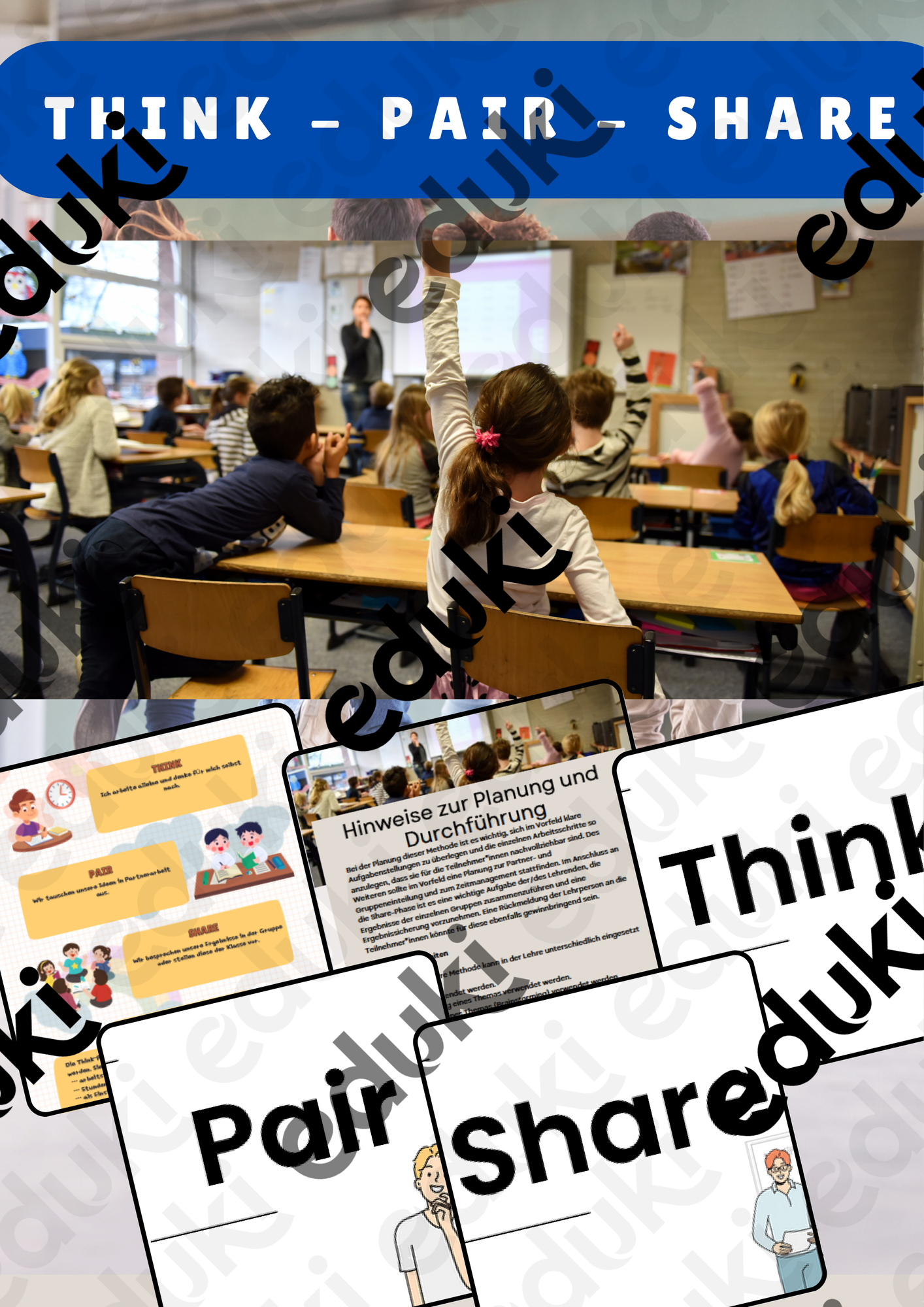 Think Pair Share: Ich - Du - Wir Methode – Unterrichtsmaterial im Fach ...