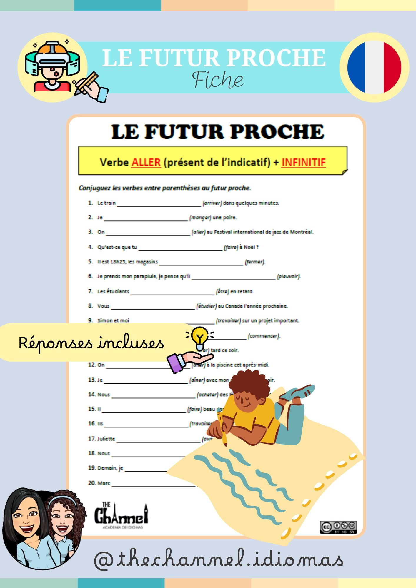 LE FUTUR PROCHE – Fiche pédagogique - Ressource pédagogique pour ton ...