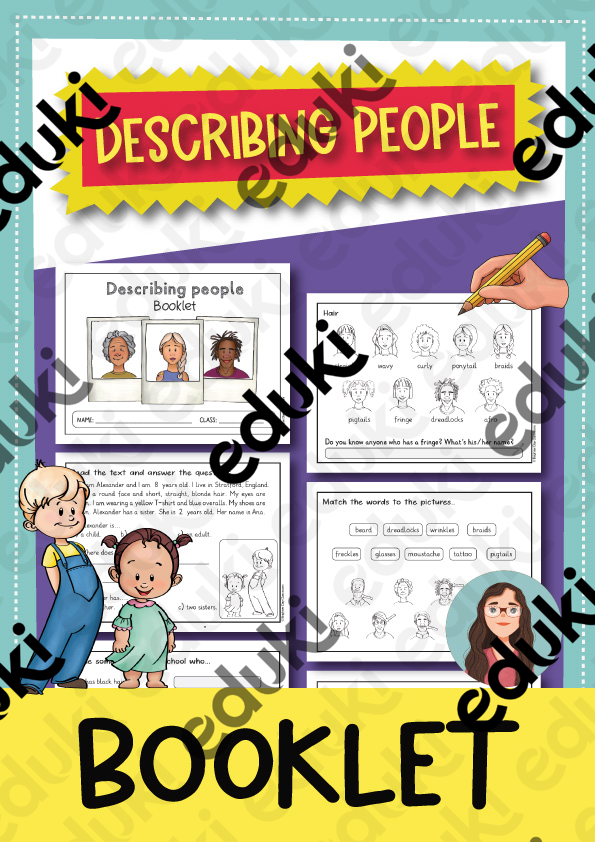 Describing people booklet (Englisch) – Unterrichtsmaterial im Fach Englisch