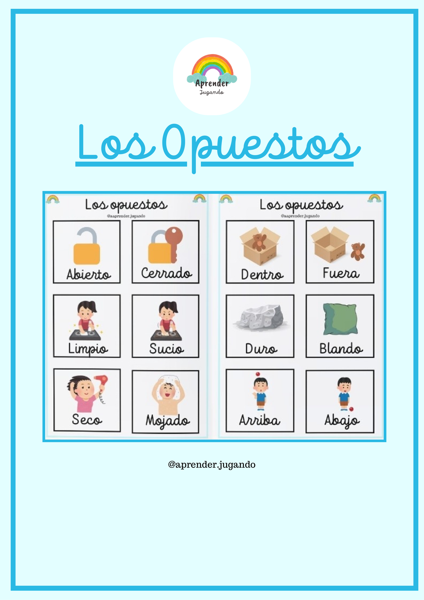 Los opuestos - material de la siguiente asignatura Lengua y literatura