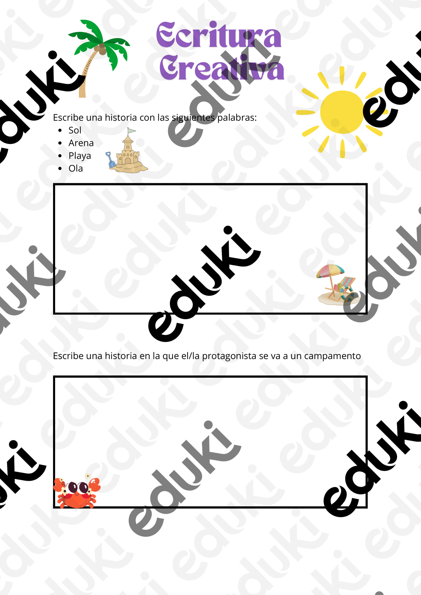 Escritura Creativa Verano - material de la siguiente asignatura Lengua ...