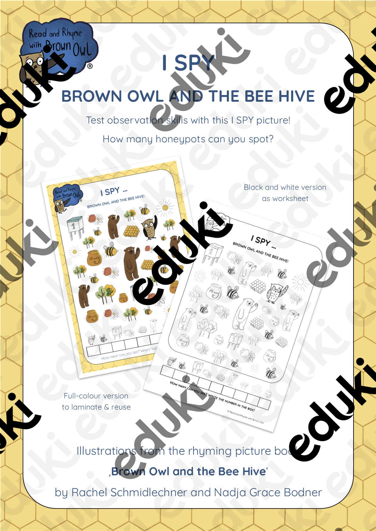 Brown Owl and the Bee Hive: I SPY – Unterrichtsmaterial in den Fächern ...