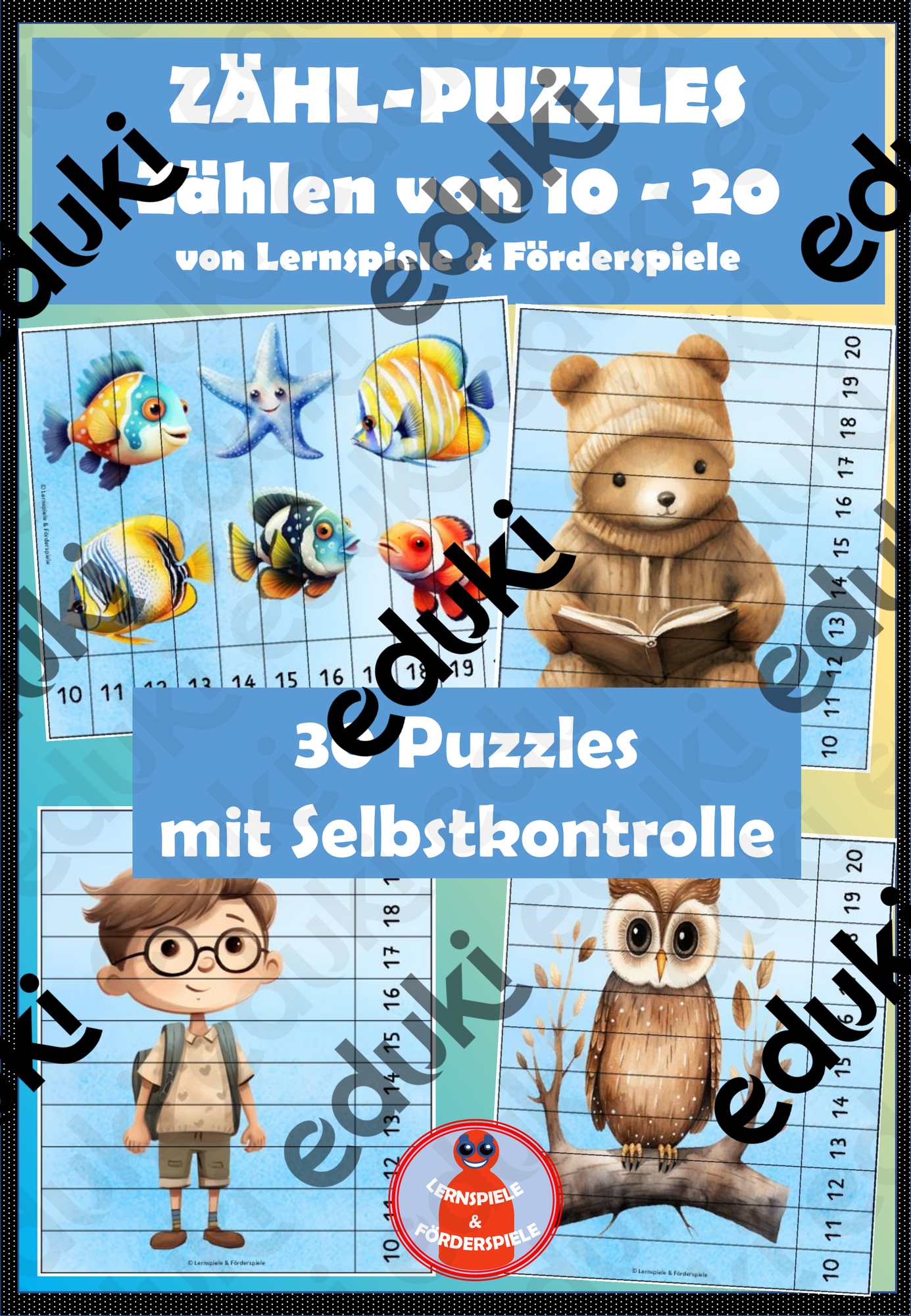 Zahlen bis 20 - Materialpaket – Unterrichtsmaterial im Fach Mathematik