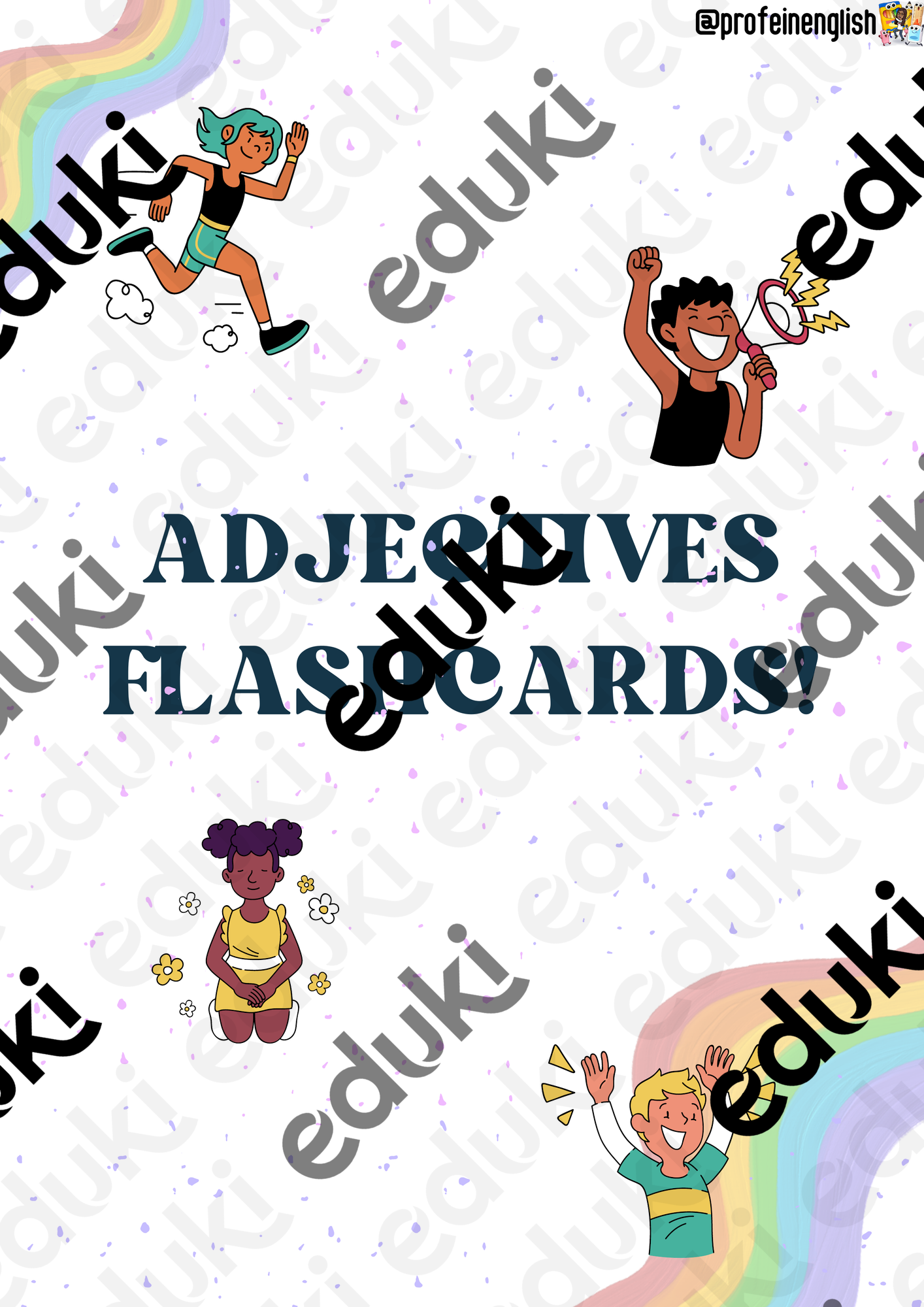 Adjectives Flashcards! - material de la siguiente asignatura Inglés ...