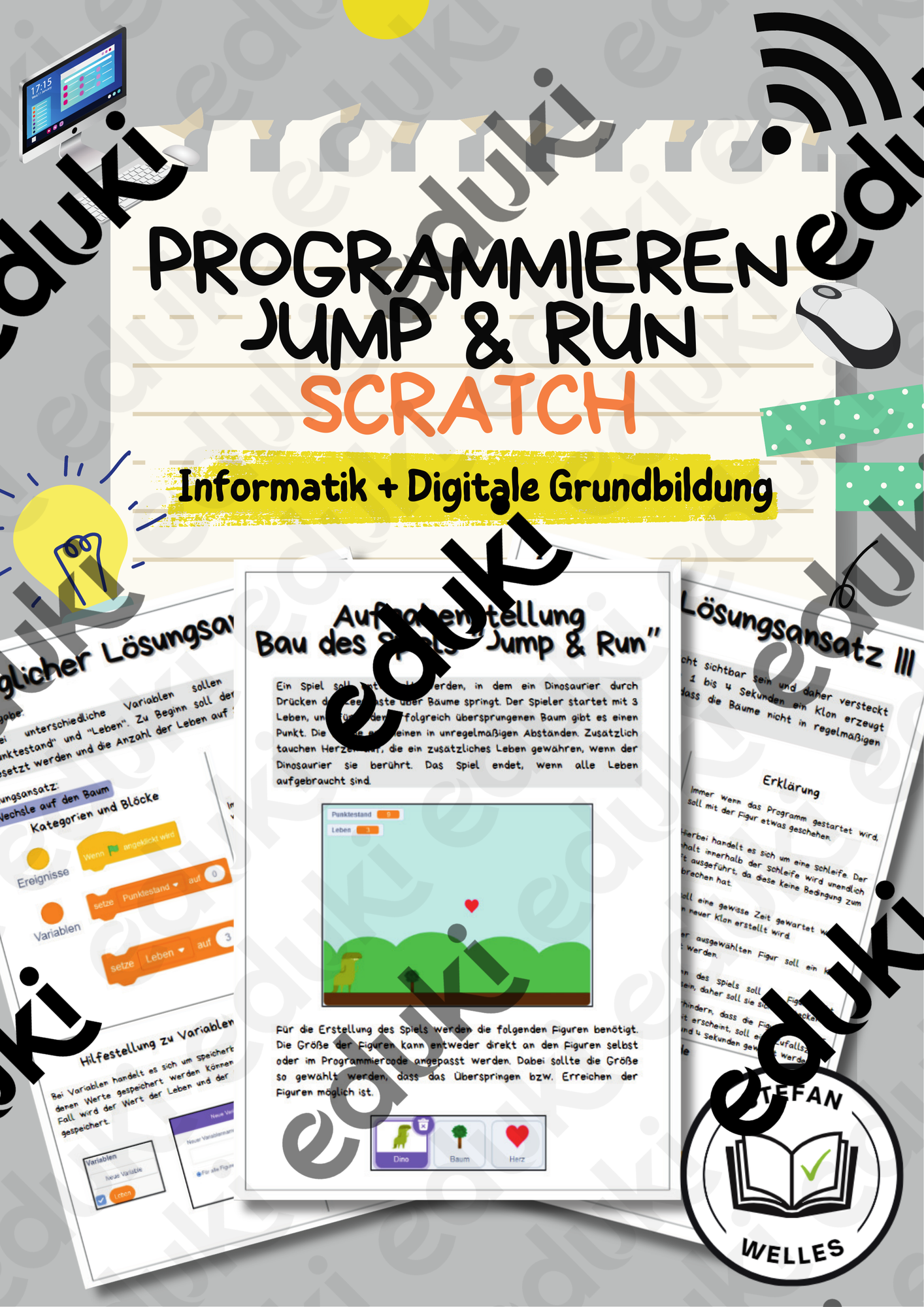 Scratch - Jump & Run - Fortgeschritten (Programmieren ...