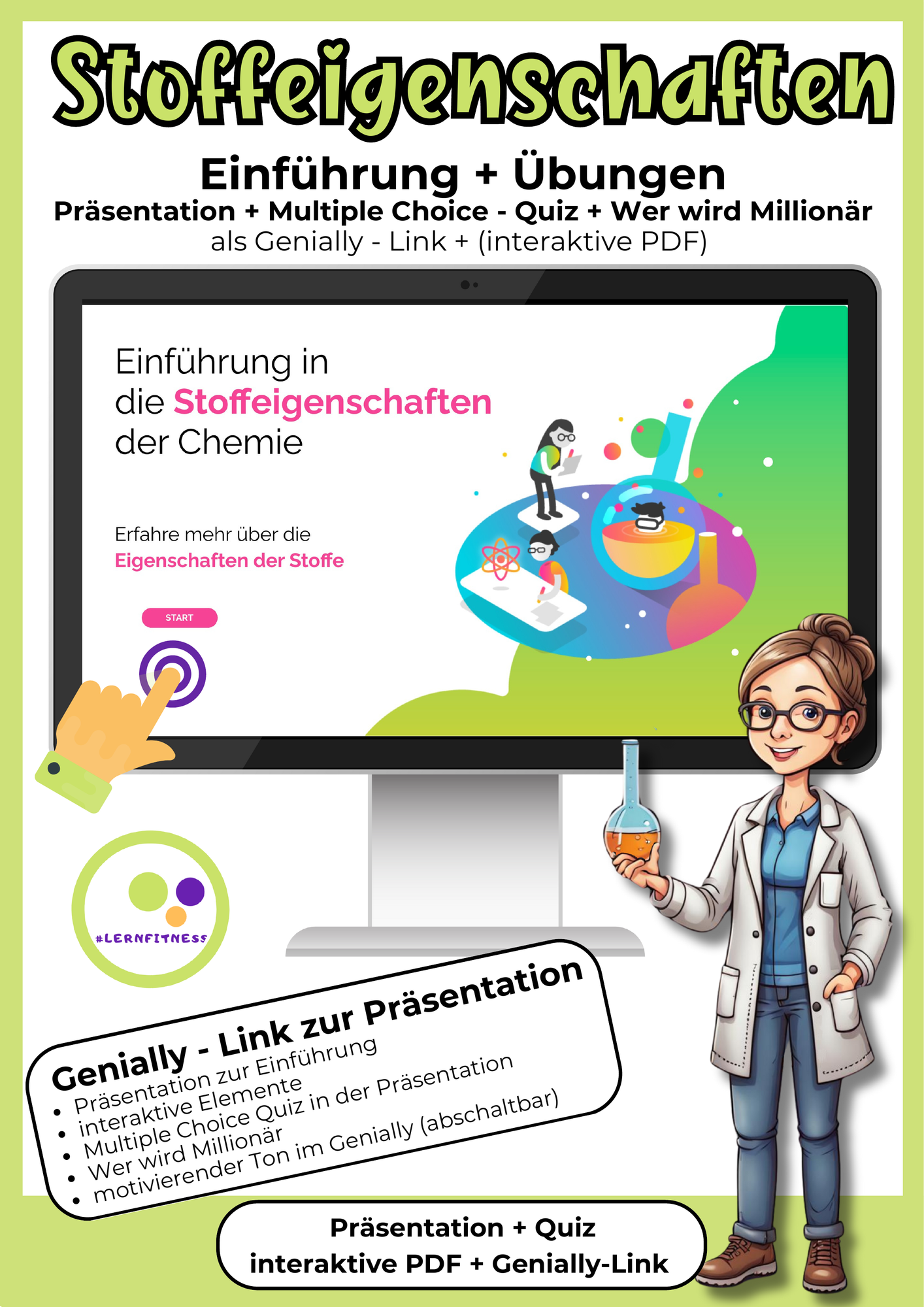 Stoffeigenschaften | Einführung + Übungen | Präsentation + Quiz Genially – Unterrichtsmaterial ...