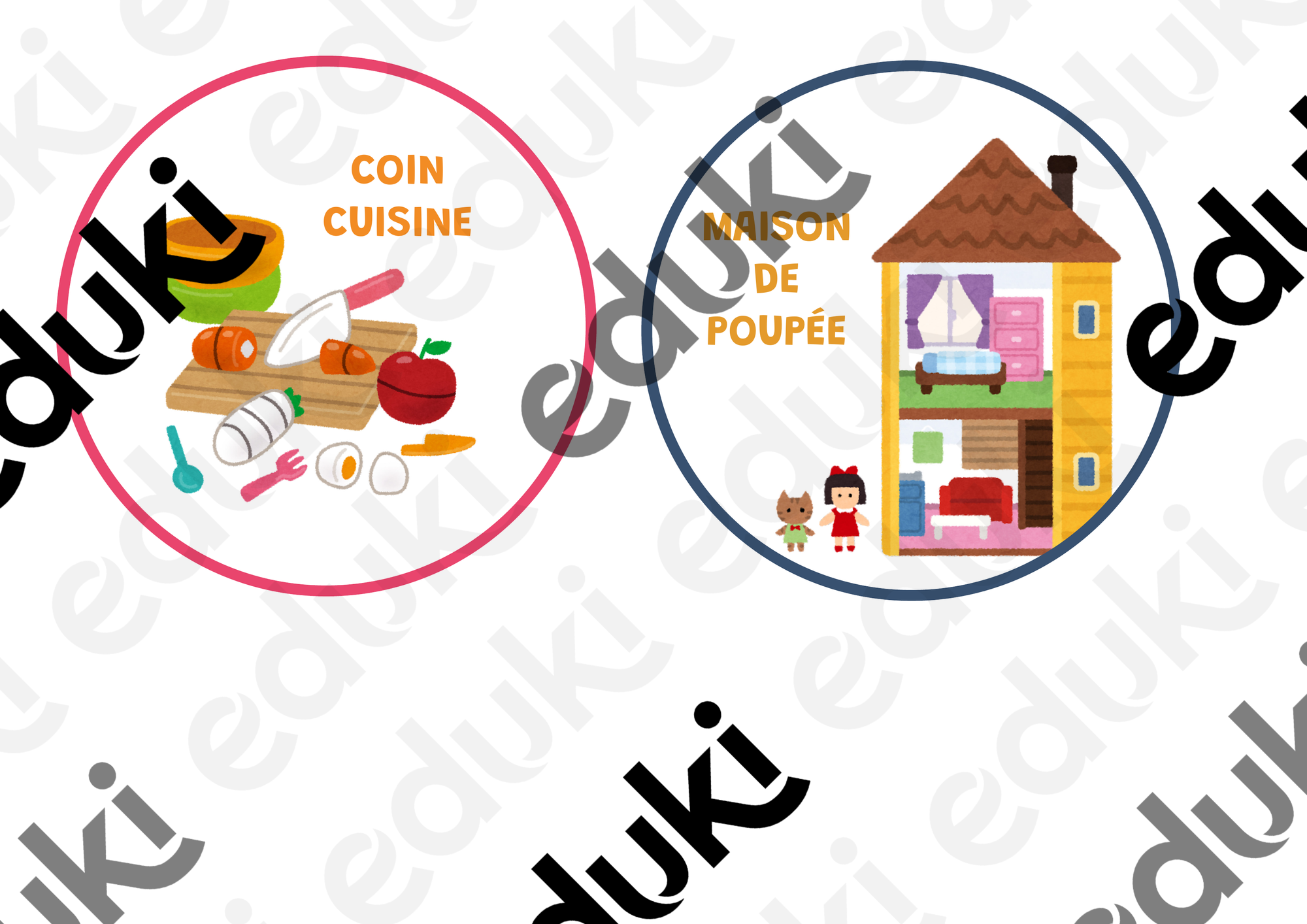 affichettes de coins jeux - classe maternelle - Ressource pédagogique ...