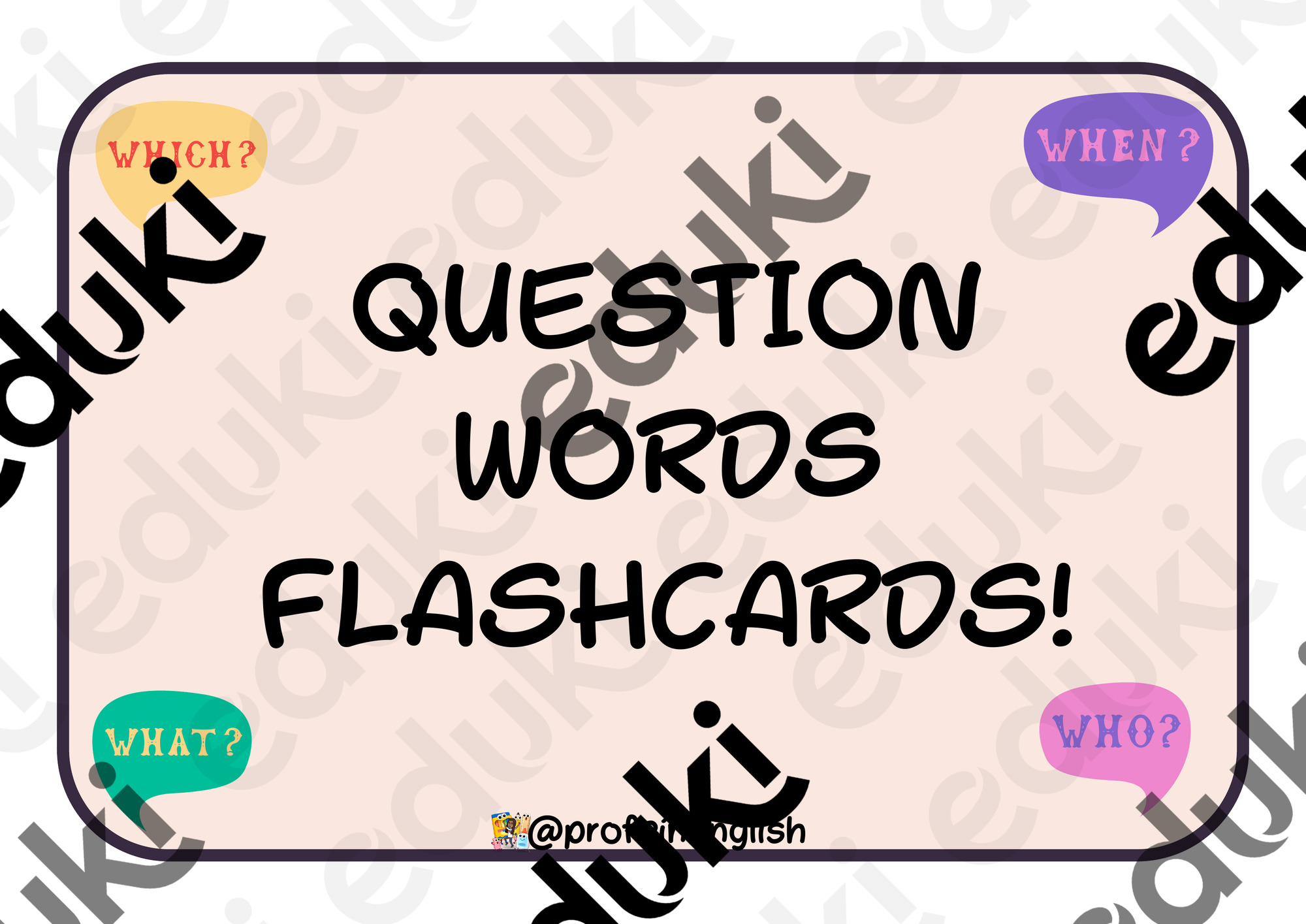 Mots interrogatifs en anglais! - Ressource pédagogique pour ton cours ...