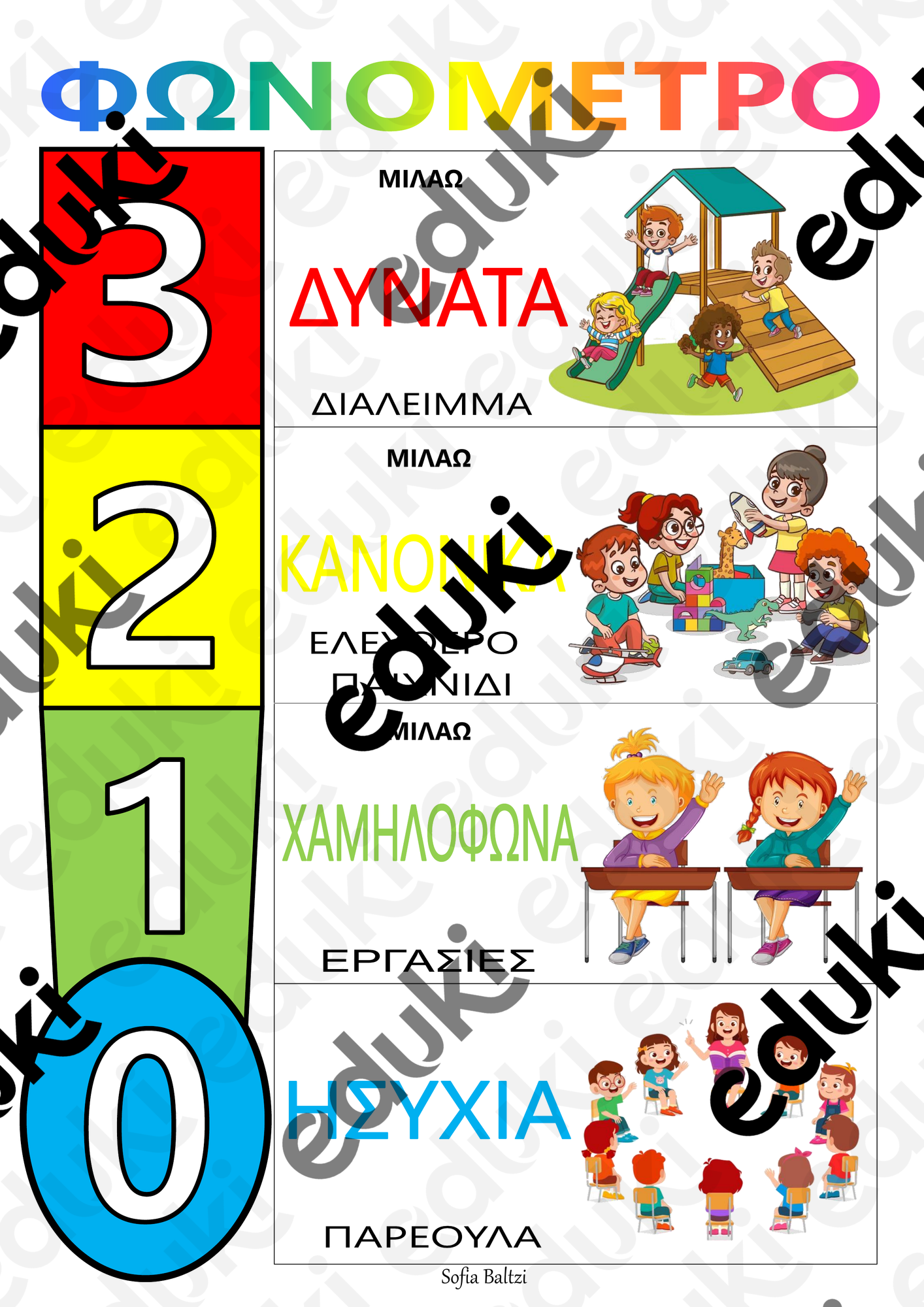 Φωνόμετρο - Εκπαιδευτικό υλικό για το μάθημα