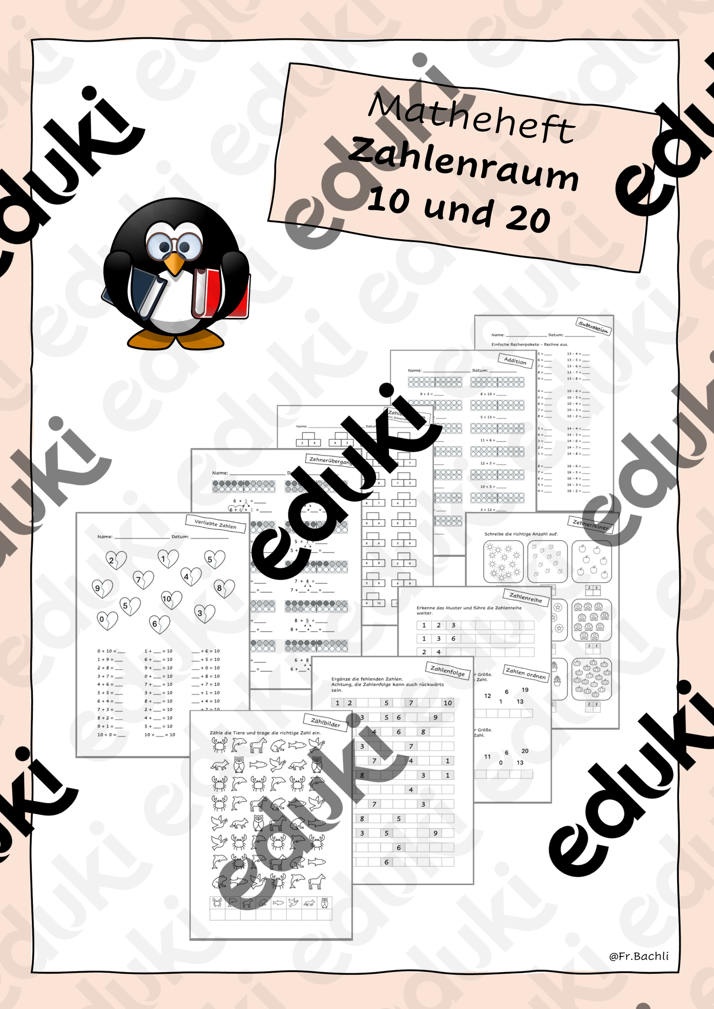 Matheheft Zahlenraum 10/ Zahlenraum 20 – Unterrichtsmaterial im Fach ...