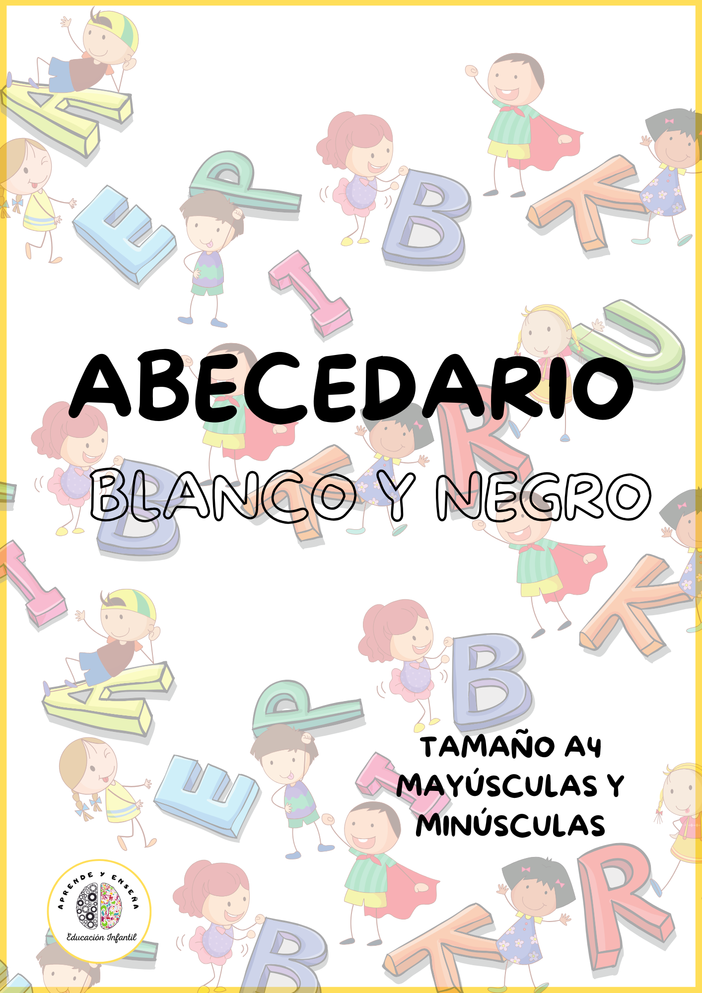 Lectoescritura: ABECEDARIO BLANCO Y NEGRO - material de la siguiente ...