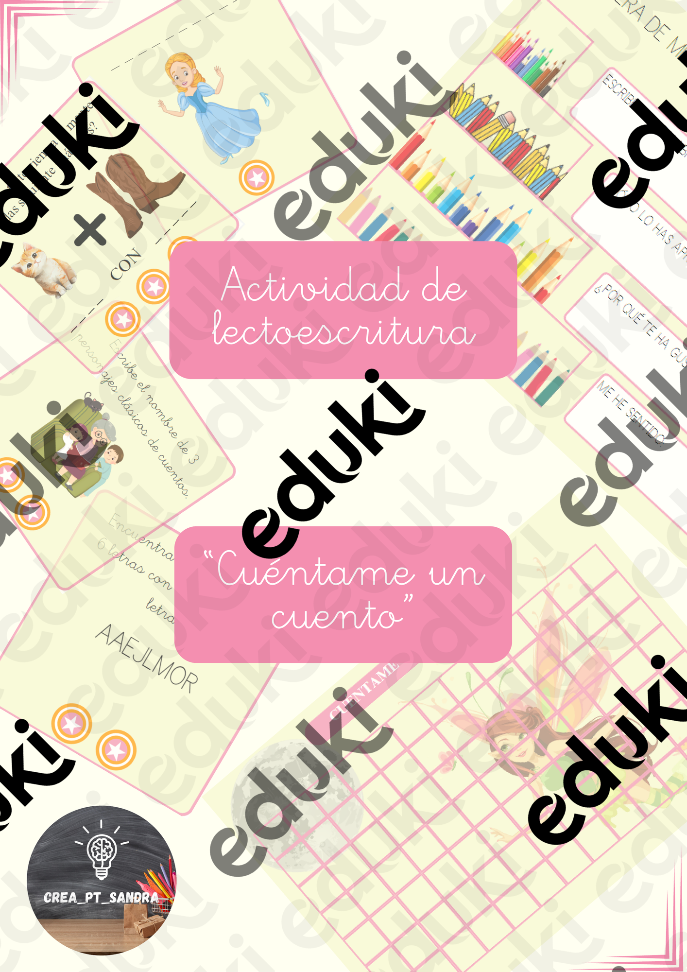 Actividad lectoescritura "Cuéntame un cuento" - material de la ...