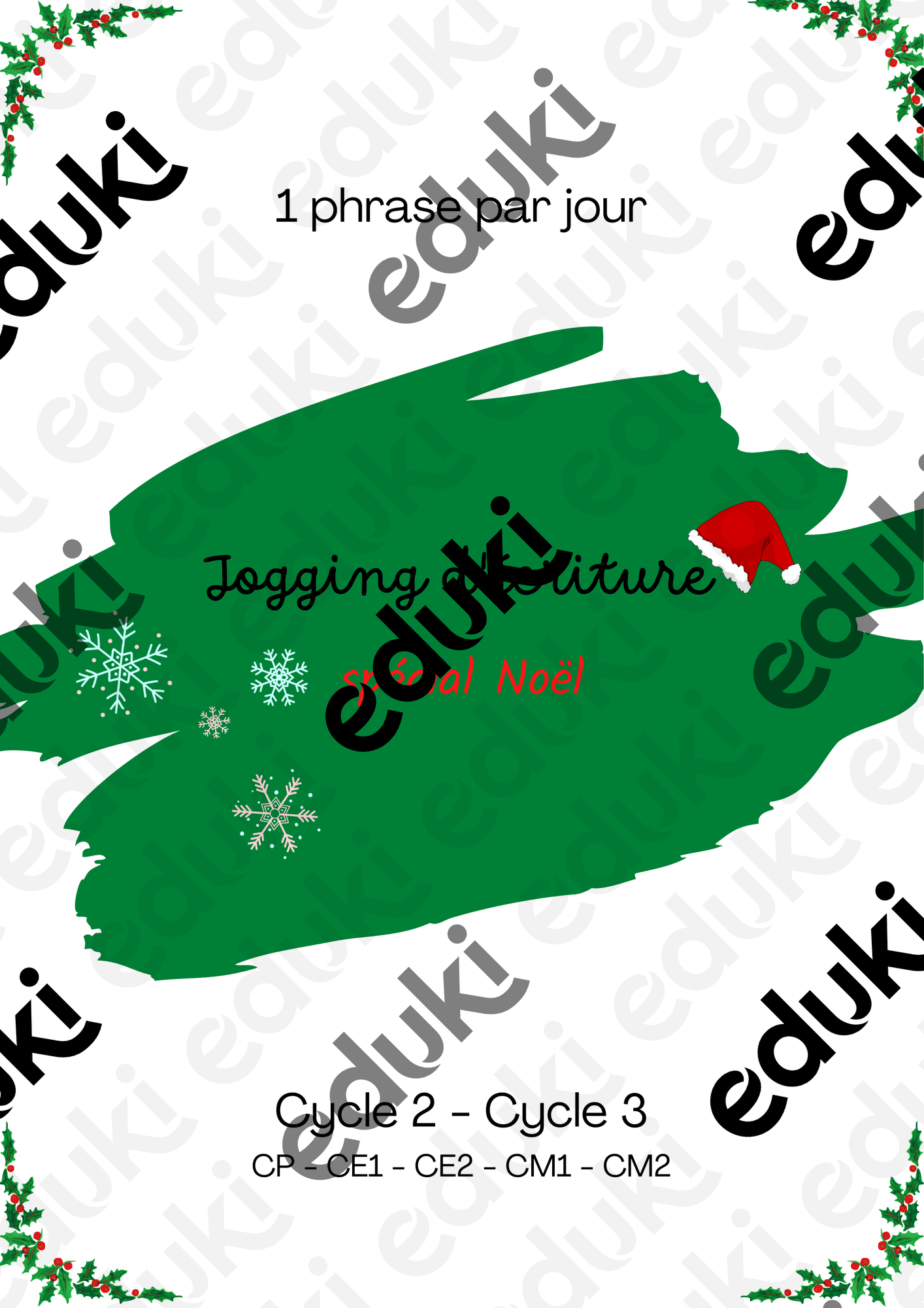 Jogging d'écriture (de Noël) cycle 2 et 3 - Ressource pédagogique pour ...