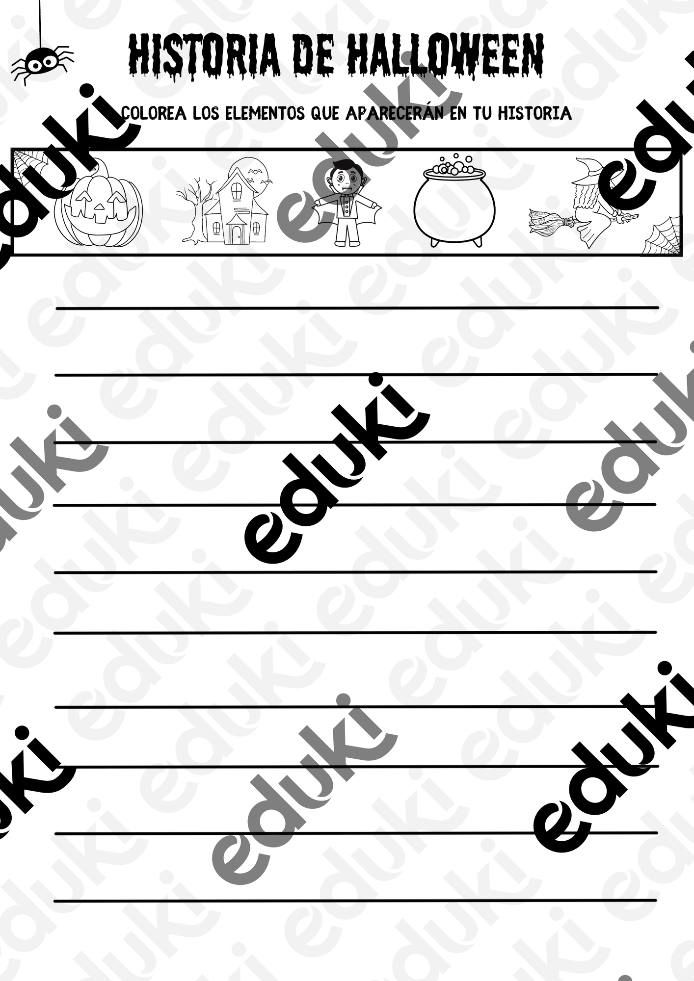 ESCRITURA CREATIVA HALLOWEEN - material de la siguiente asignatura ...