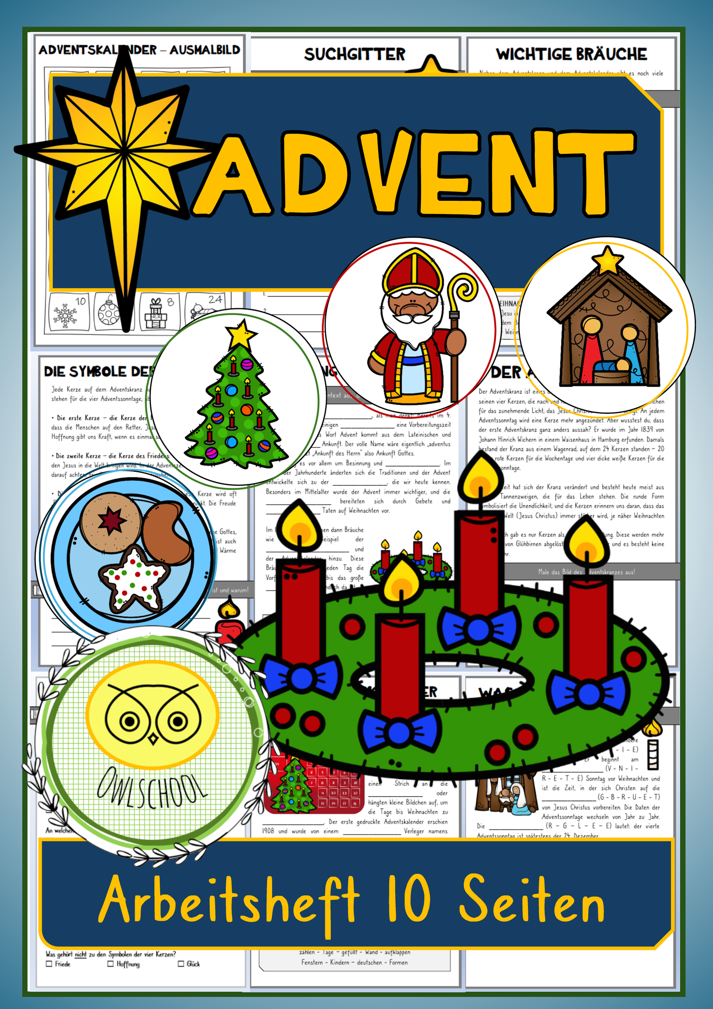 Advent - Arbeitsheft | Grundschule – Unterrichtsmaterial in den Fächern ...