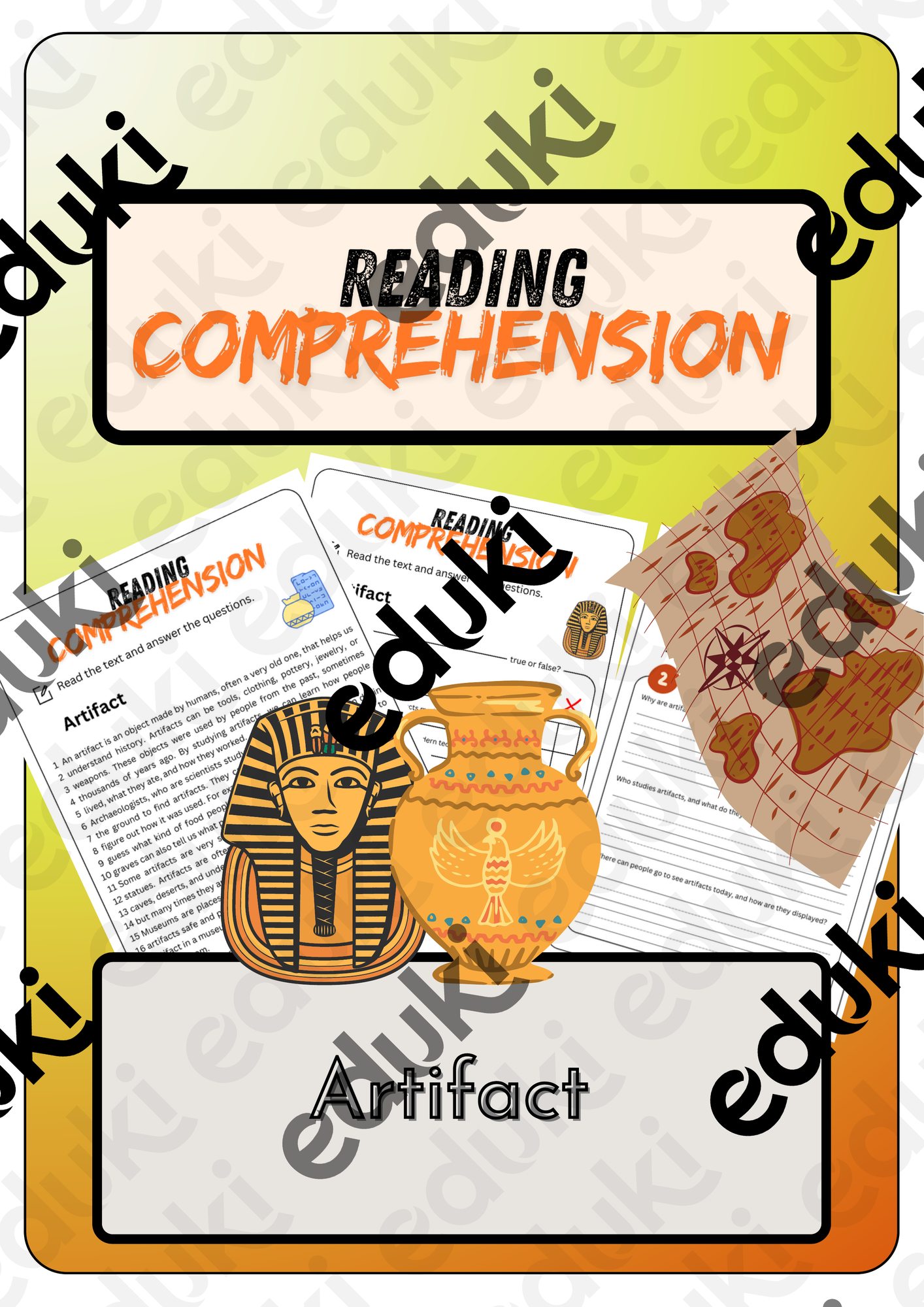 Reading Comprehension - Artifact + Solutions – Unterrichtsmaterial im ...