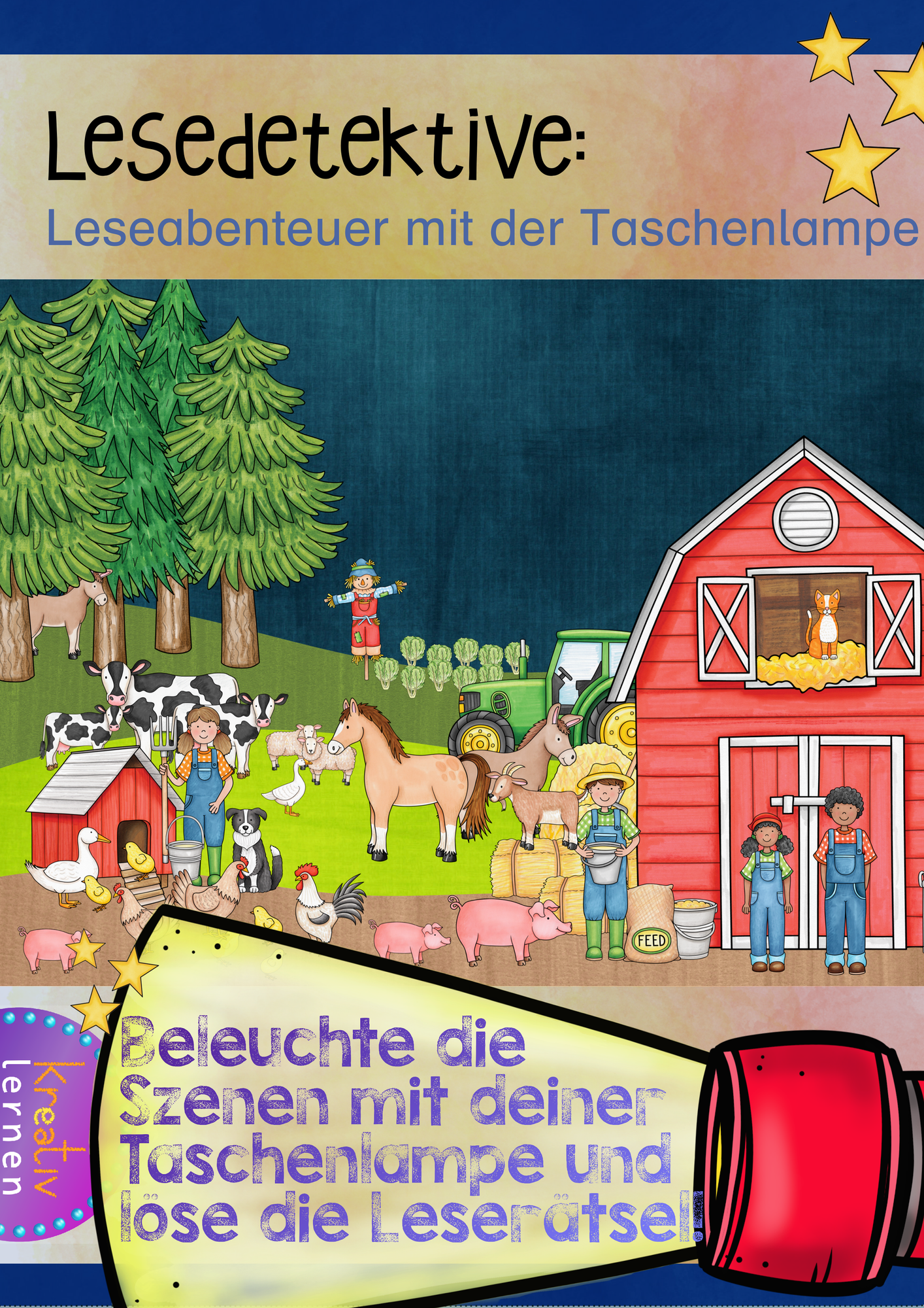 Deutsch: Lesedetektive Auf dem Bauernhof - Lesemotivation ...