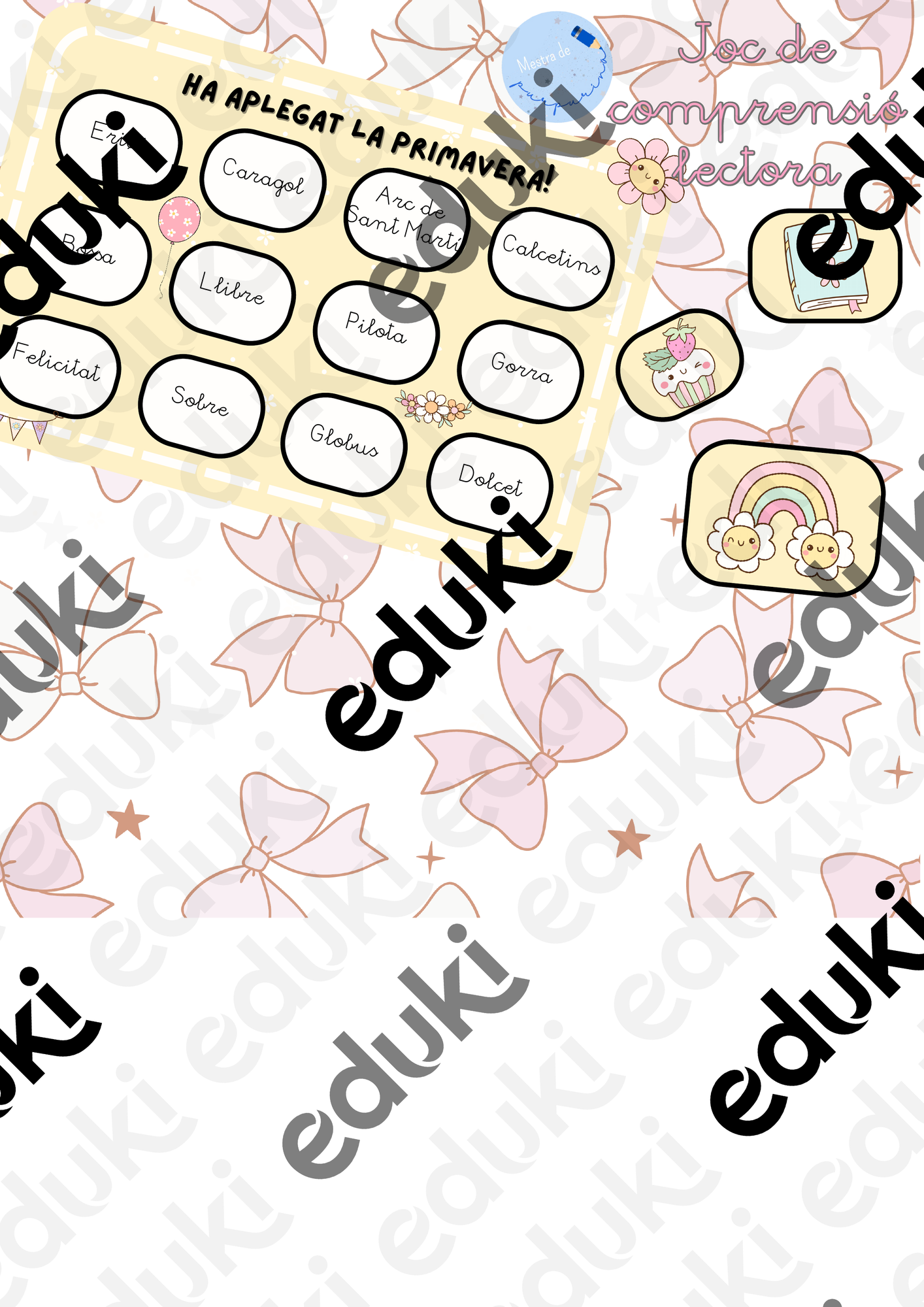 Paquet de materials de la primavera - material didáctico de las asignaturas Matemáticas & Lengua ...