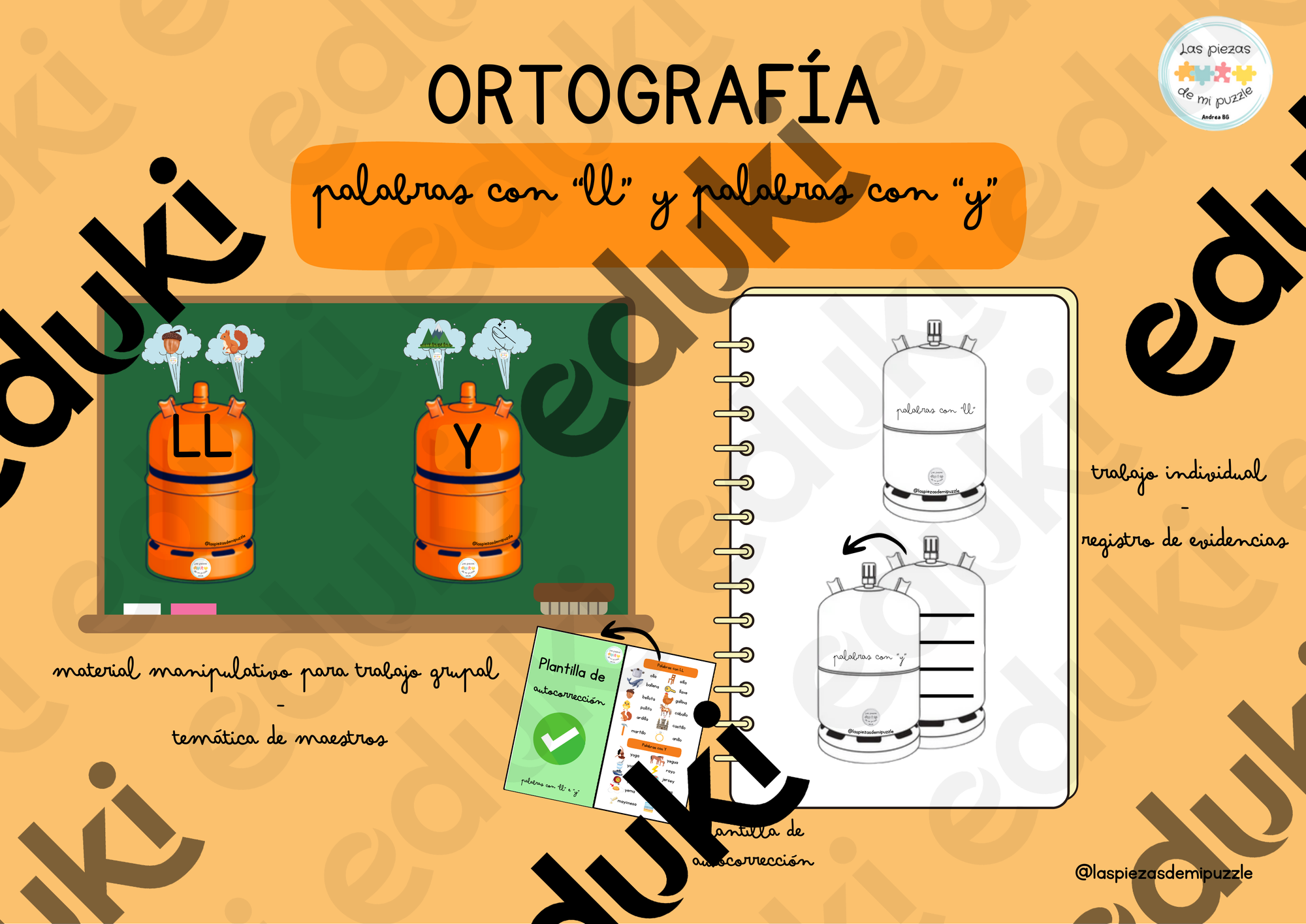 PALABRAS CON "LL" E "Y" - ORTOGRAFÍA - material de la siguiente ...