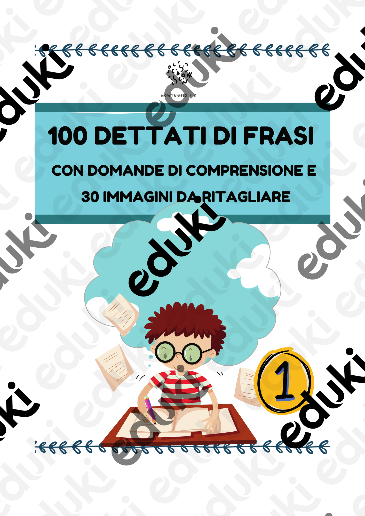 DETTATI DI FRASI con Domande di Comprensione e Immagini - classe prima ...