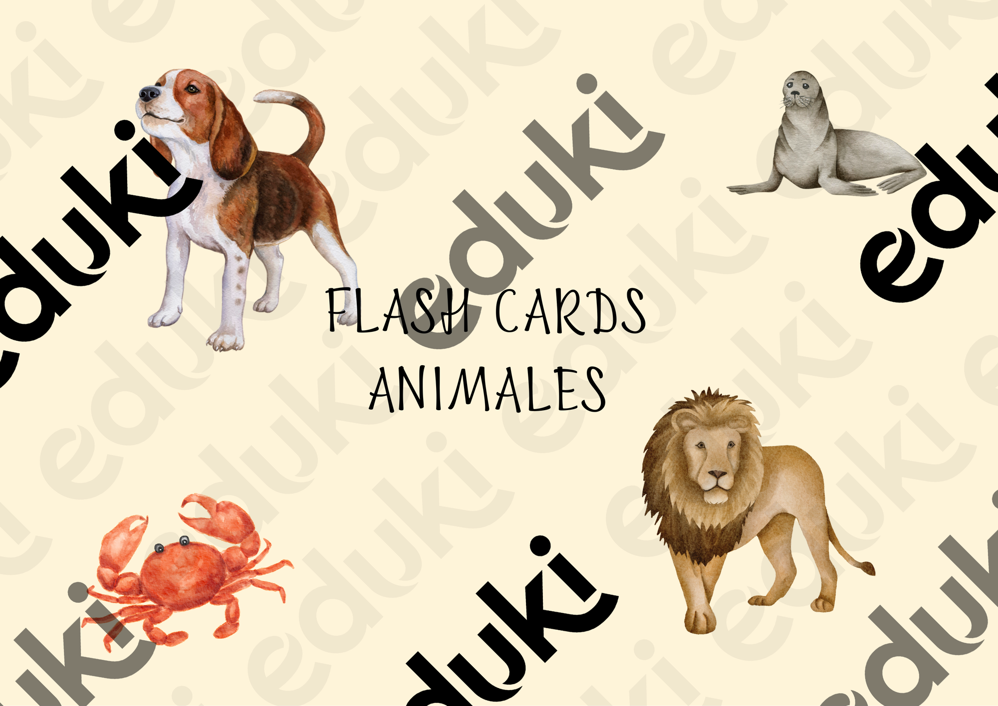 Animals flashcards - material didáctico de las asignaturas Lengua y ...