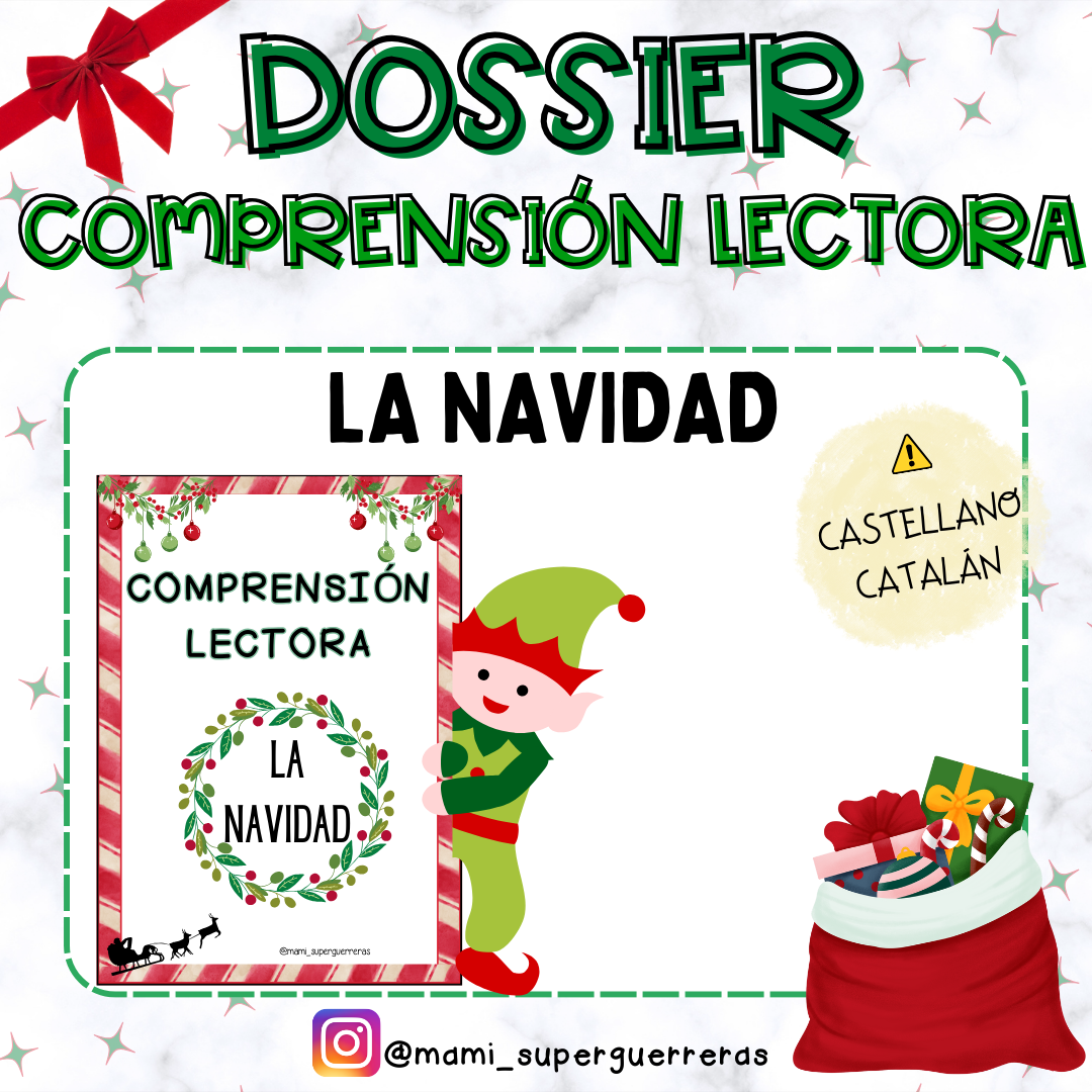 DOSSIER COMPRENSIÓN LECTORA NAVIDAD CASTCAT - material didáctico de las ...
