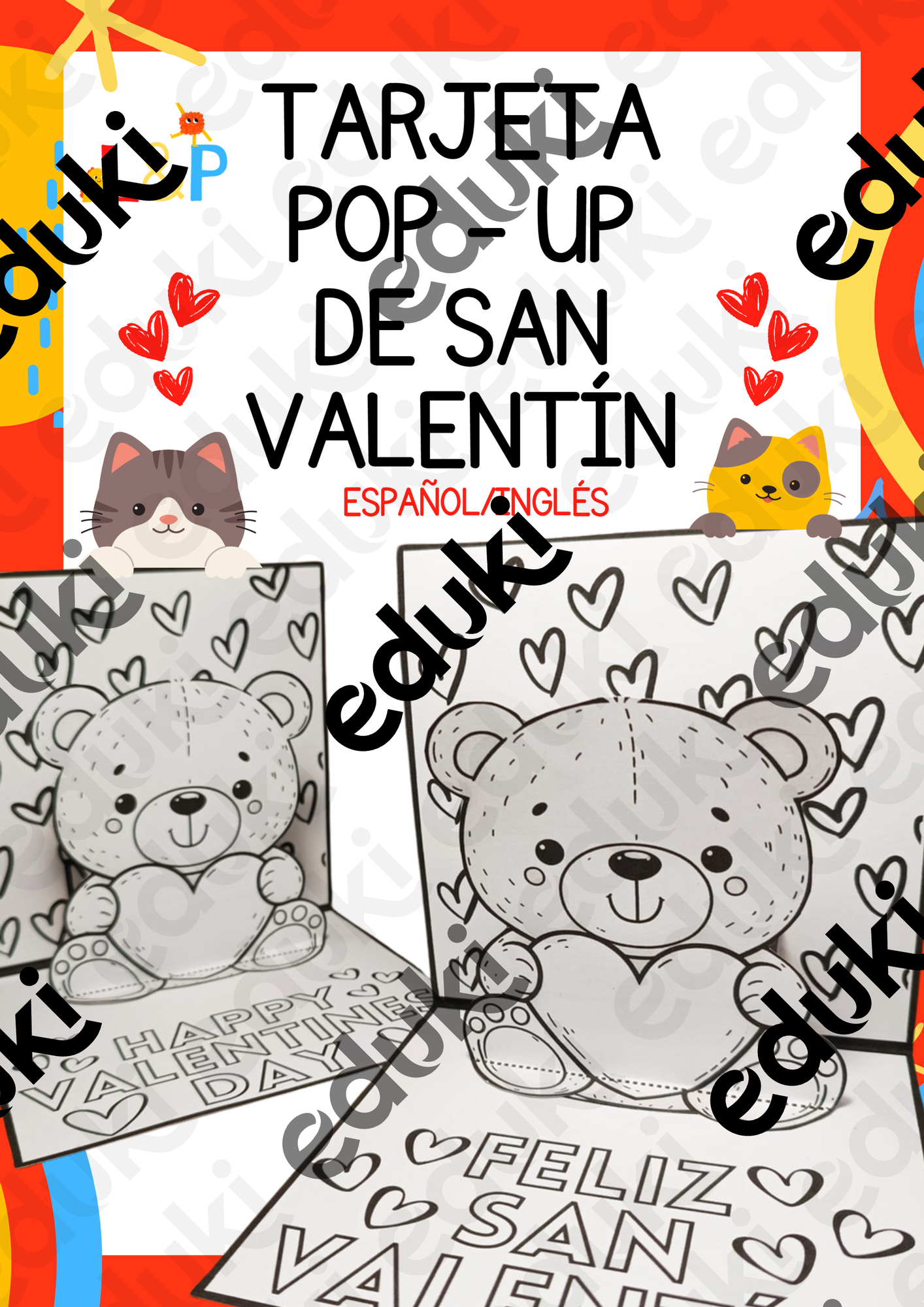 POSTAL POP- UP SAN VALENTÍN - material de la siguiente asignatura ...