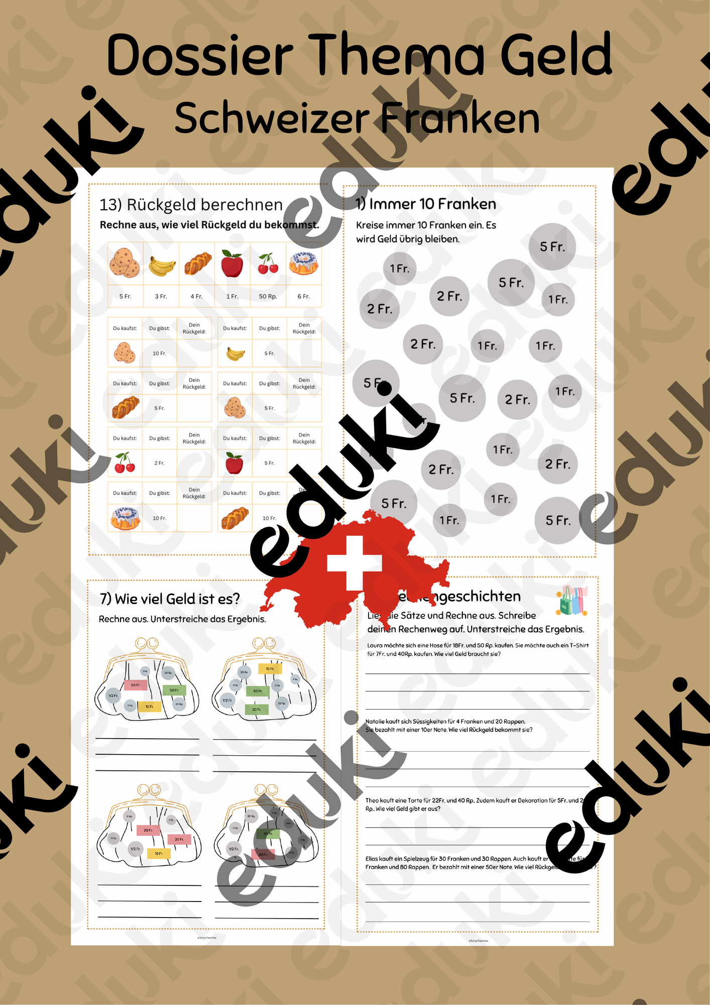 Geld Dossier / Schweizer Franken Dossier – Unterrichtsmaterial im Fach ...