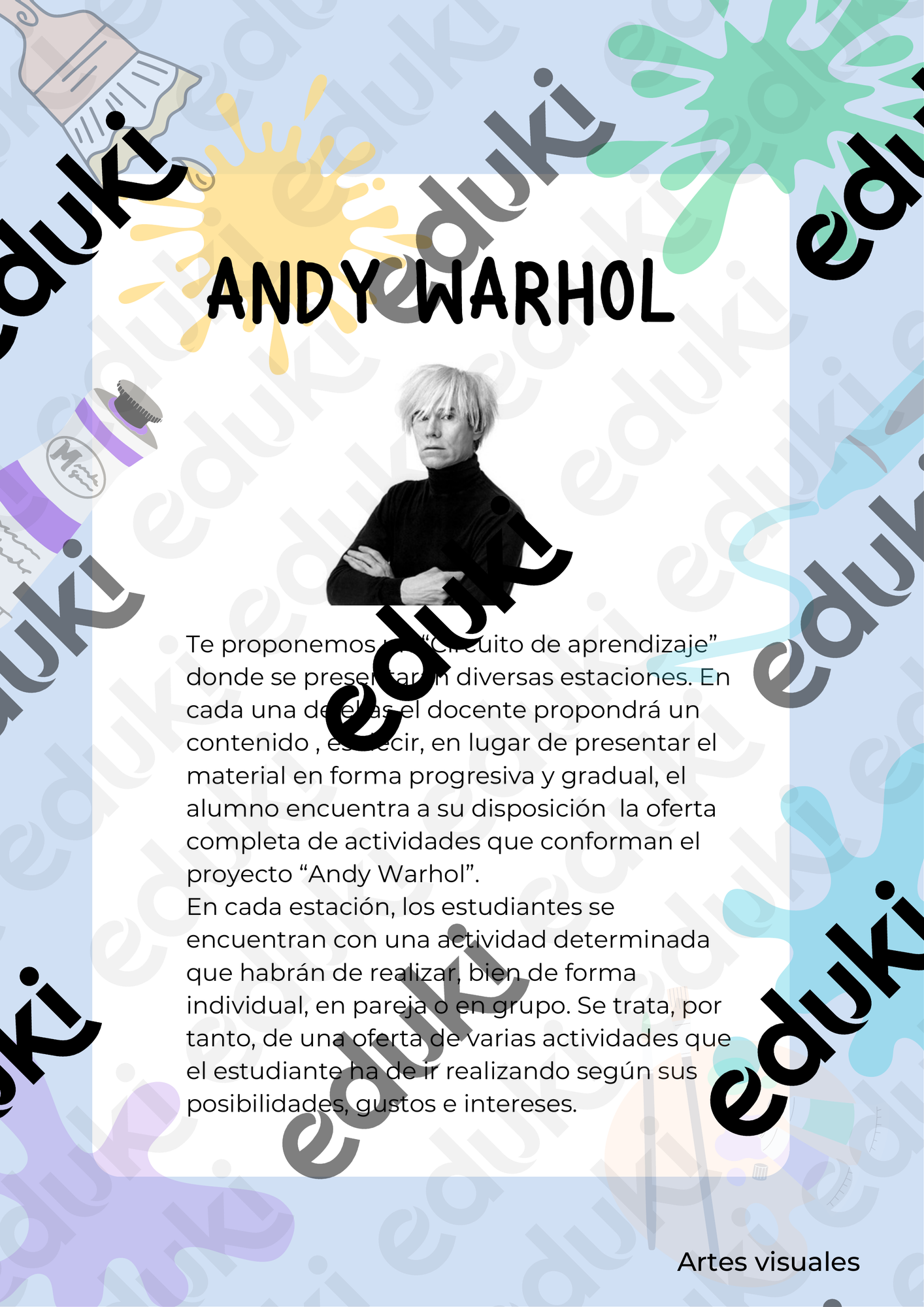 Grandes Artistas de Todos los Tiempos: Andy Warhol - material de la siguiente asignatura ...