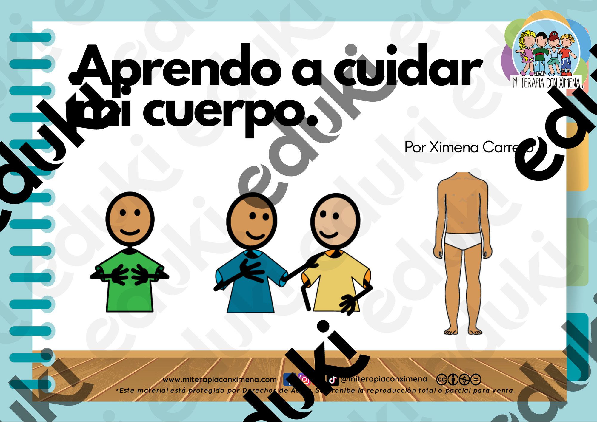 Yo cuido mi cuerpo (con pictogramas) - material didáctico de las ...