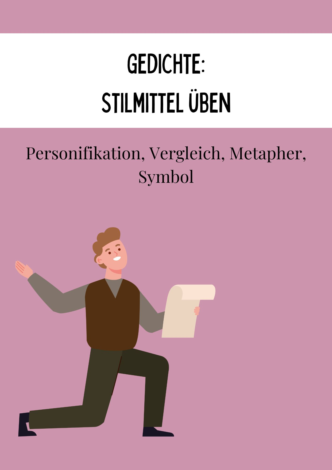 Gedichte: Stilmittel üben (Metapher & Co) – Unterrichtsmaterial im Fach ...